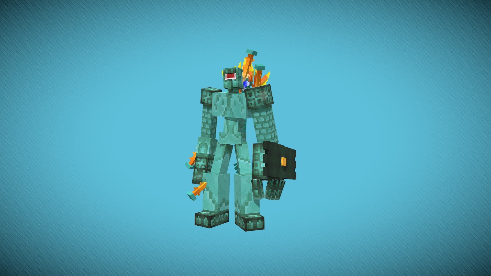 Guardian Golem Remastered - Download Free 3D model by Alx_Olotl ...