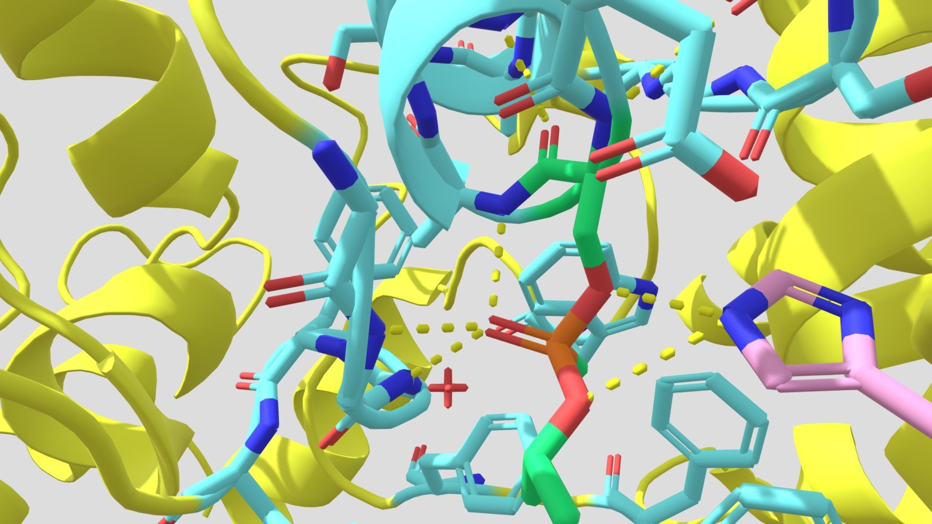 Acetylcholinesterase and Sarin - 3D model by sarahj (@sarahjopson ...