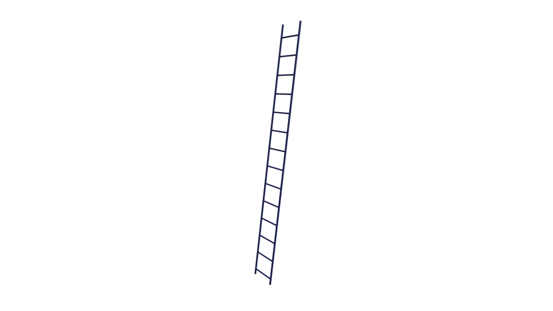 Minimalist Metal Ladder Model - Download Free 3D model by Omer ...