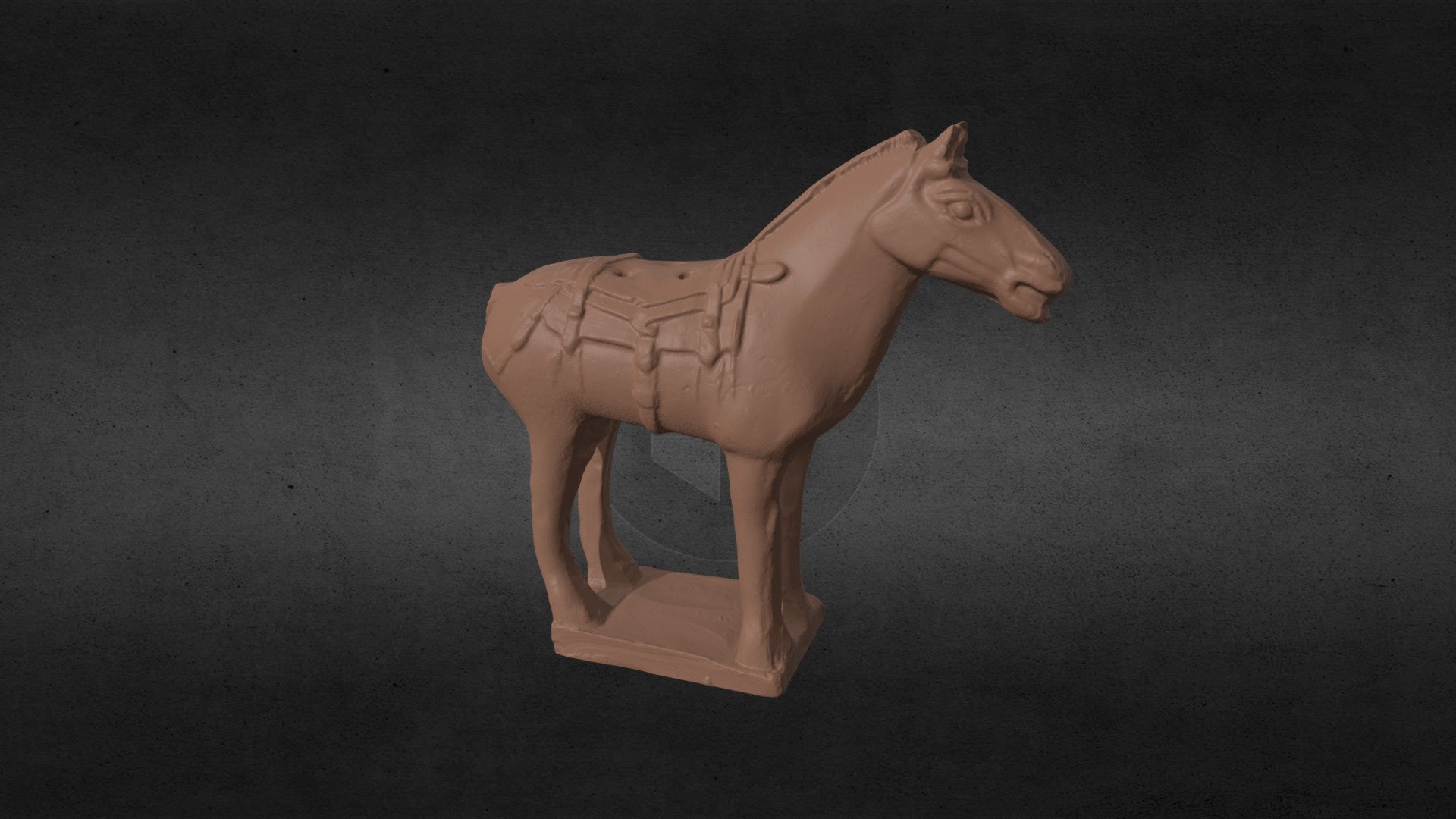 3D Scanned Terracotta Horse Sculpture - Buy Royalty Free 3D model by ...