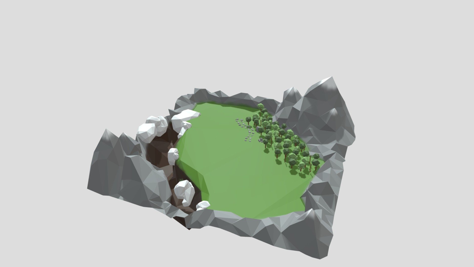 New Landscape - Download Free 3D model by Cxrly97 [3b9ecef] - Sketchfab