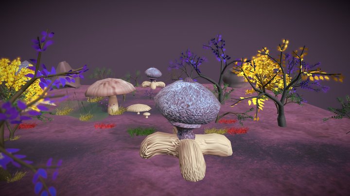 Toadstools 3D models - Sketchfab
