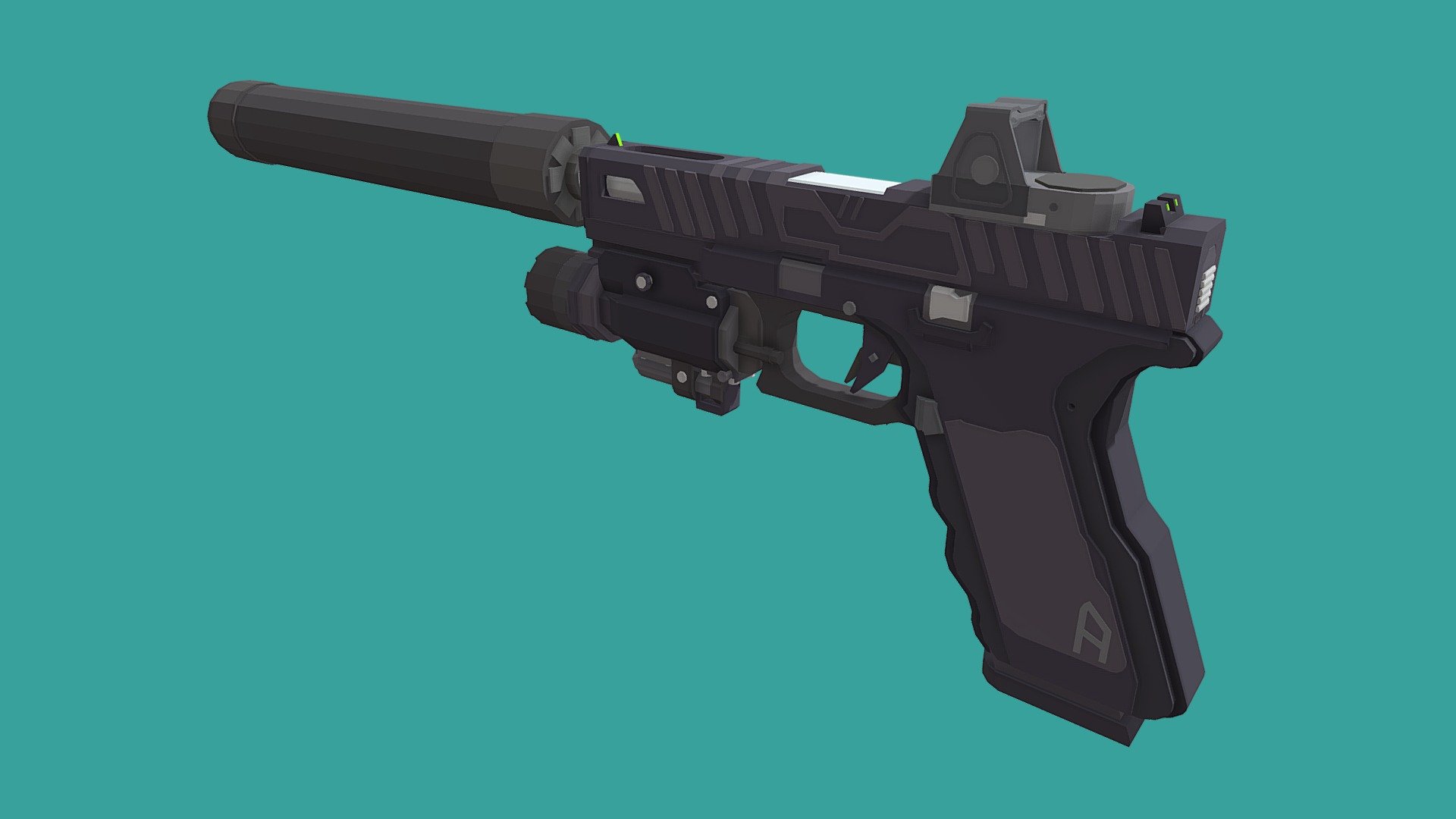 Glock 17 - 3D model by AAD_ [3ba2ea1] - Sketchfab