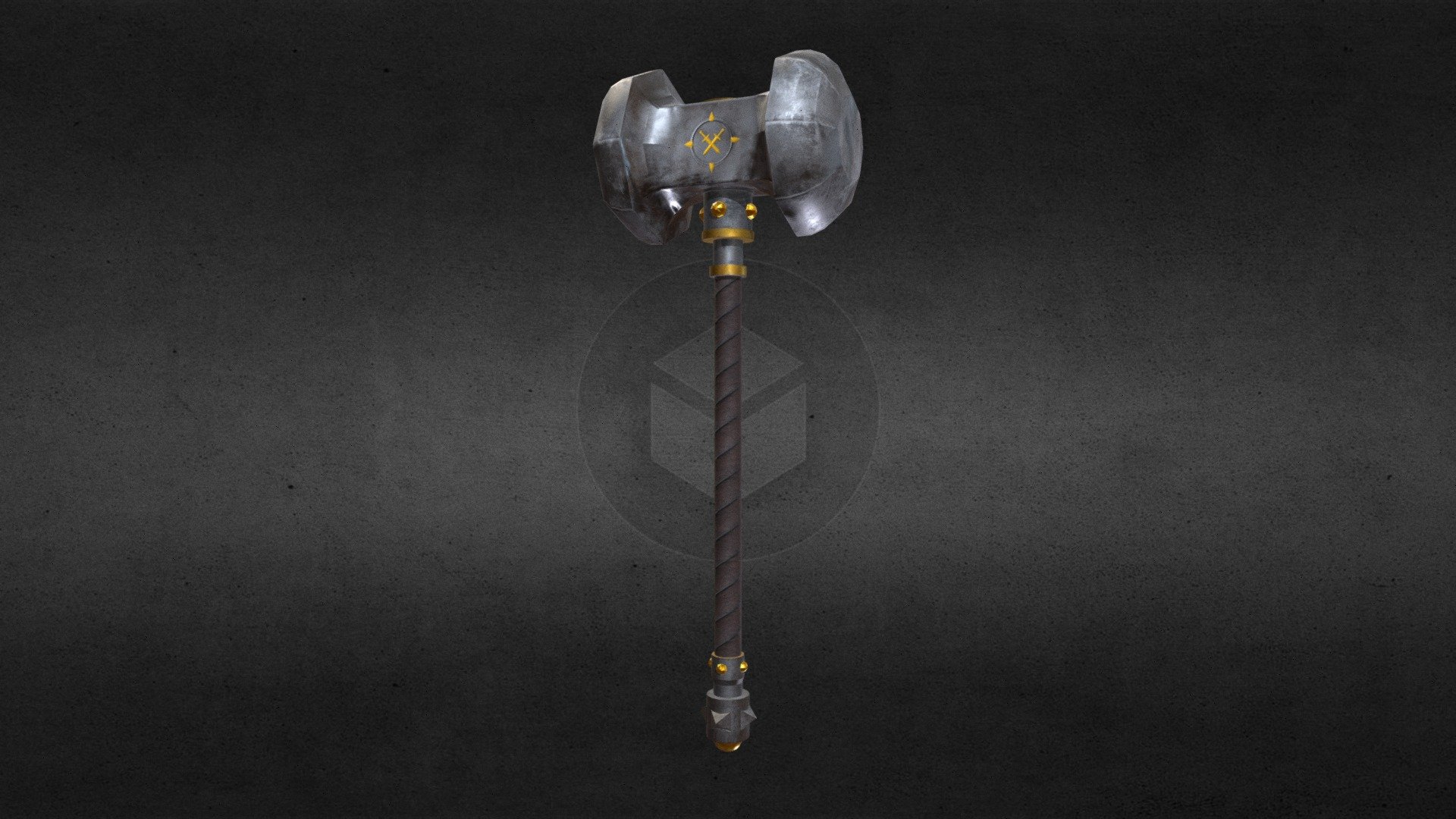 Circular War Hammer - Download Free 3D model by Jason Catanjal (@K3RMiT ...