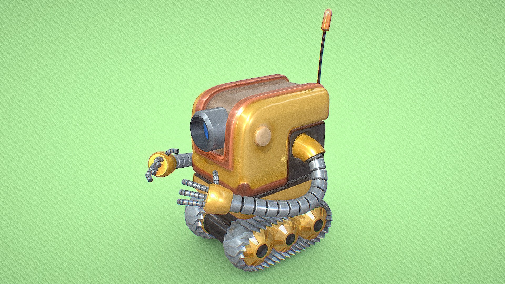 Crawler Robot - 3D model by kaganproject [3ba4922] - Sketchfab