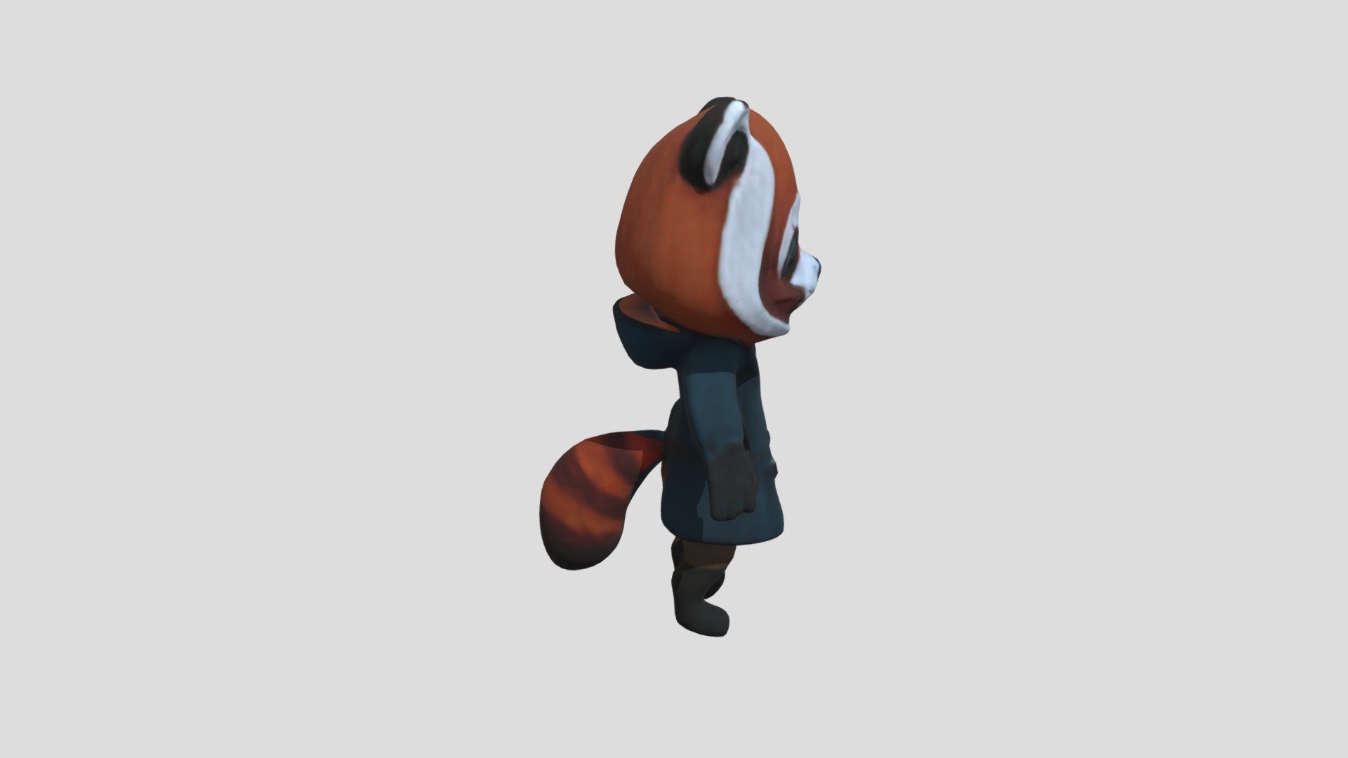 cute red panda_low_poly_3D_model__ - 3D model by moondina860 [3ba67a6 ...