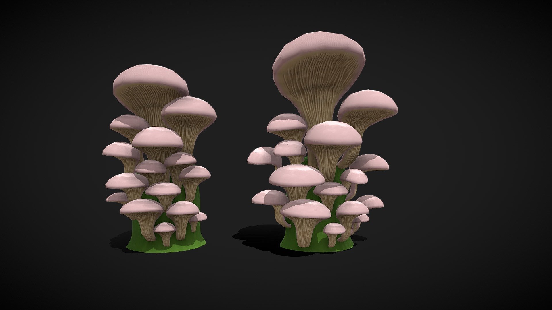 Oyster Mushroom - Buy Royalty Free 3D model by Deepak_Sharma [3ba6f44 ...