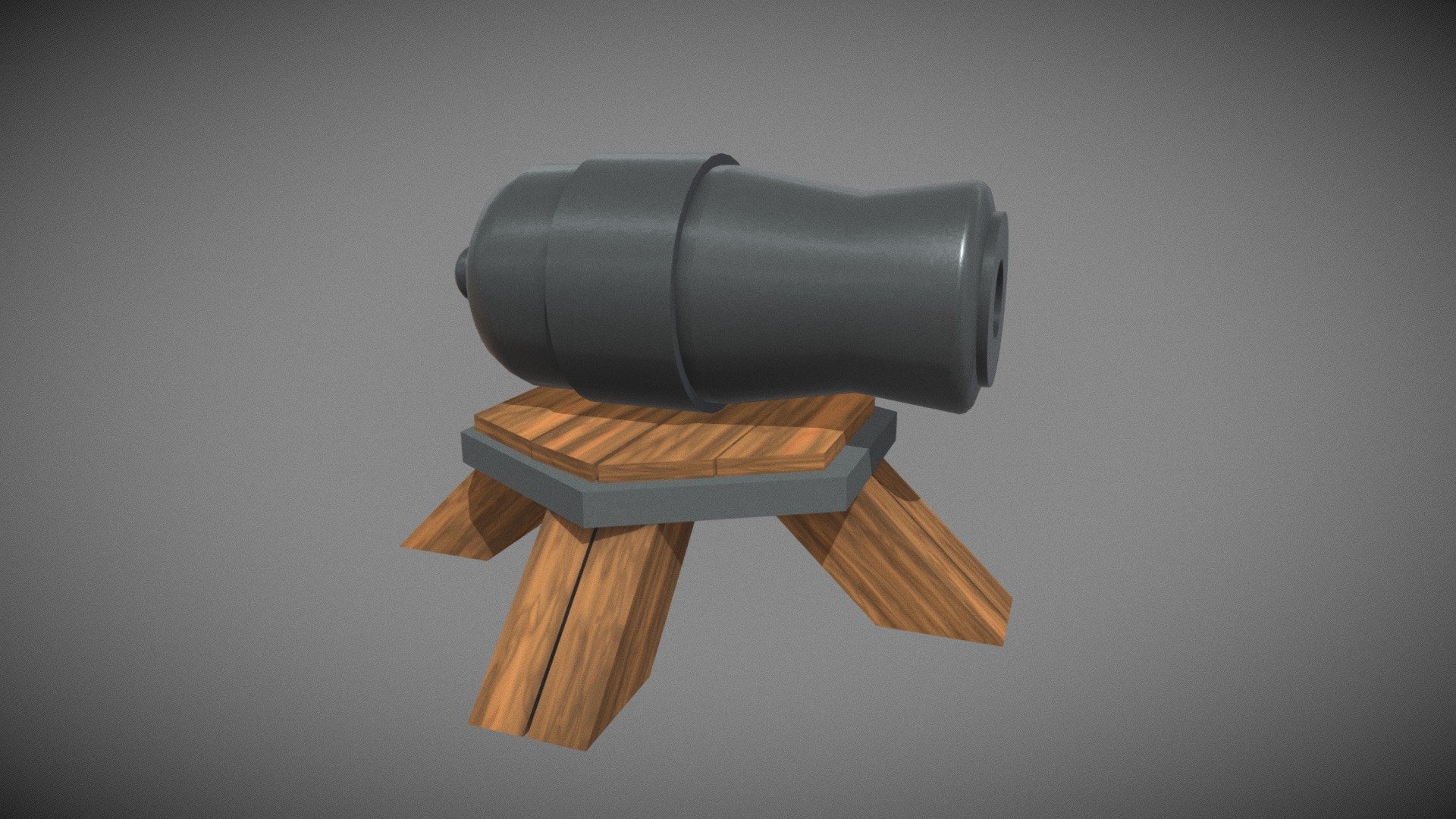 Stylized Cannon - Download Free 3D model by Esther3D [3ba6f72] - Sketchfab