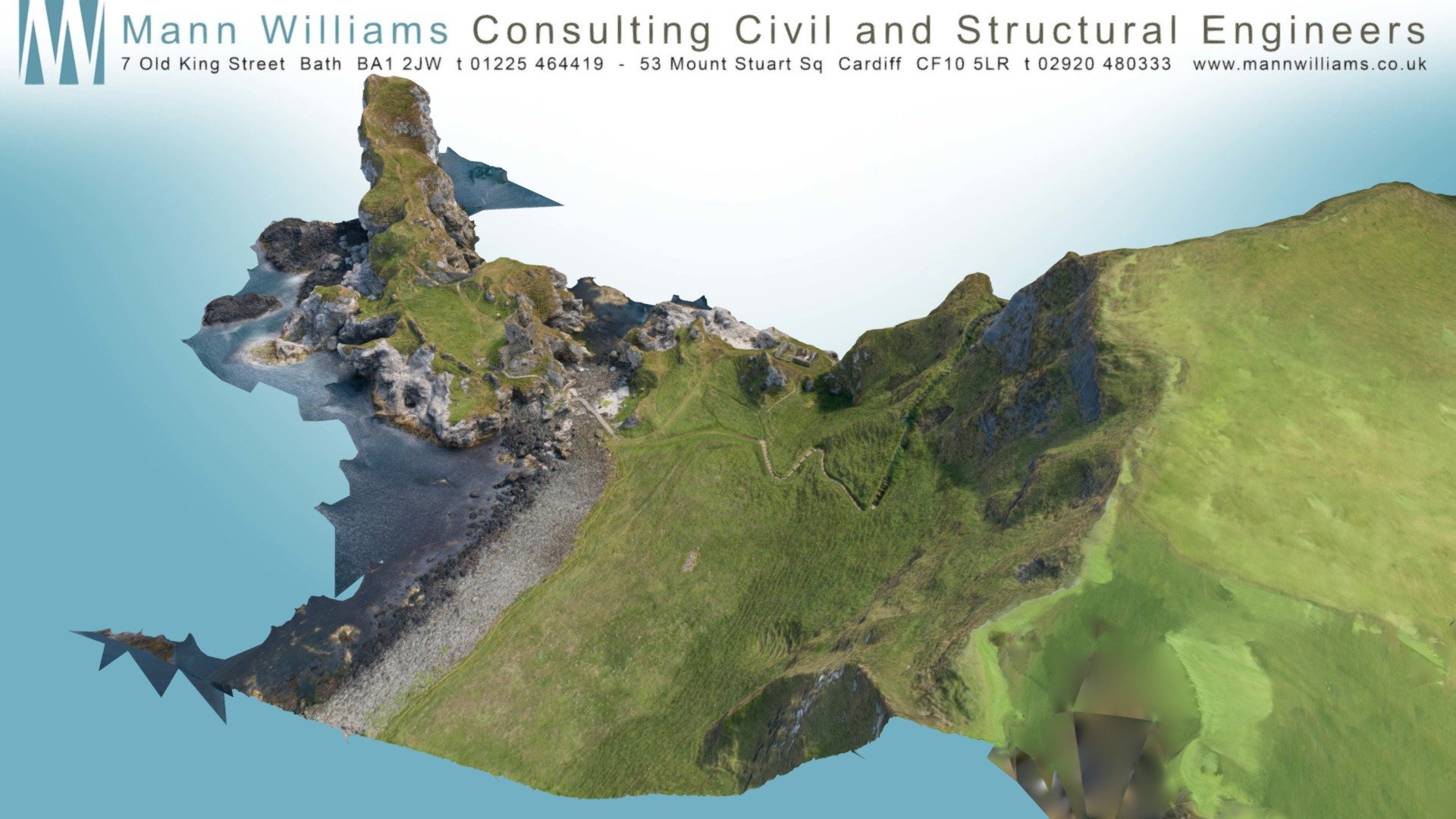 10504 - Kinbane Castle - Whole Site - 3D model by Mann Williams (@Mann ...