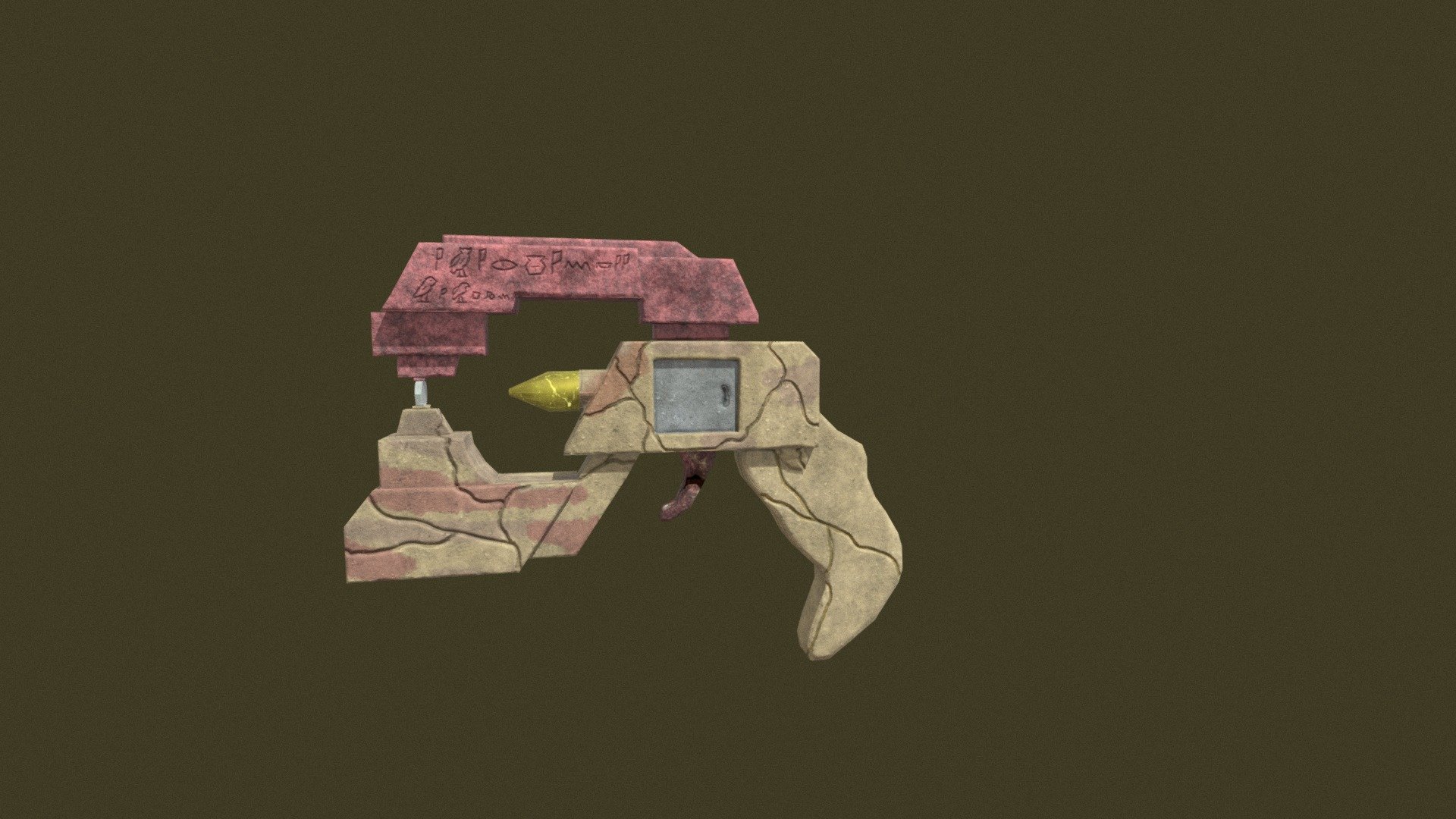 Ancient Alien Pistol - 3D model by Skcarterino [3ba80fd] - Sketchfab