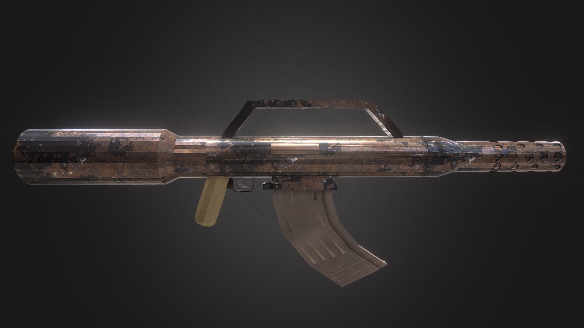 Anti-Scrap Rifle 50 bmg - Download Free 3D model by ...