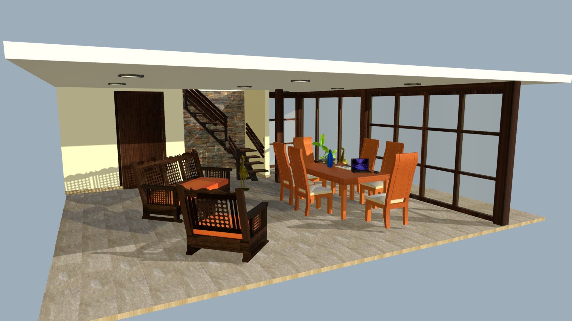 SALA - 3D model by AndresMora1 [3ba8884] - Sketchfab
