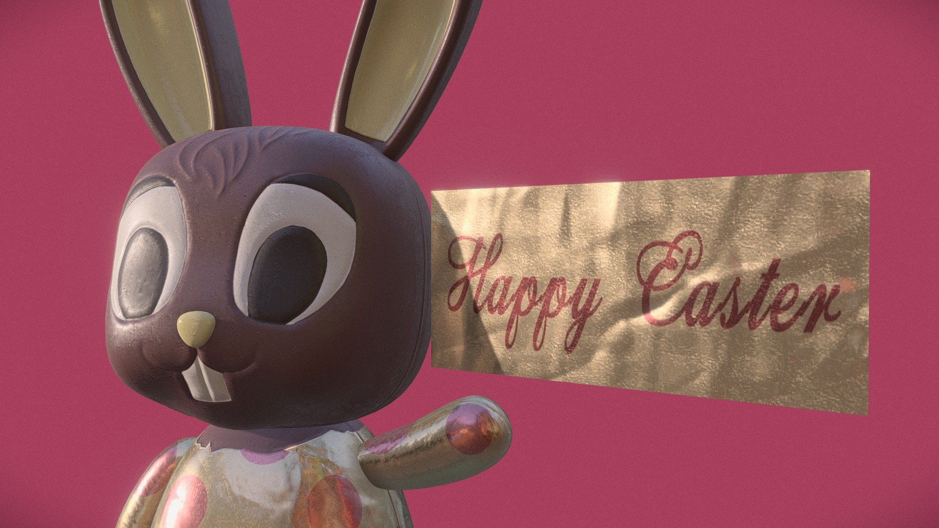Easter Bunny - Download Free 3D model by Átila Becker (@atilabecker ...