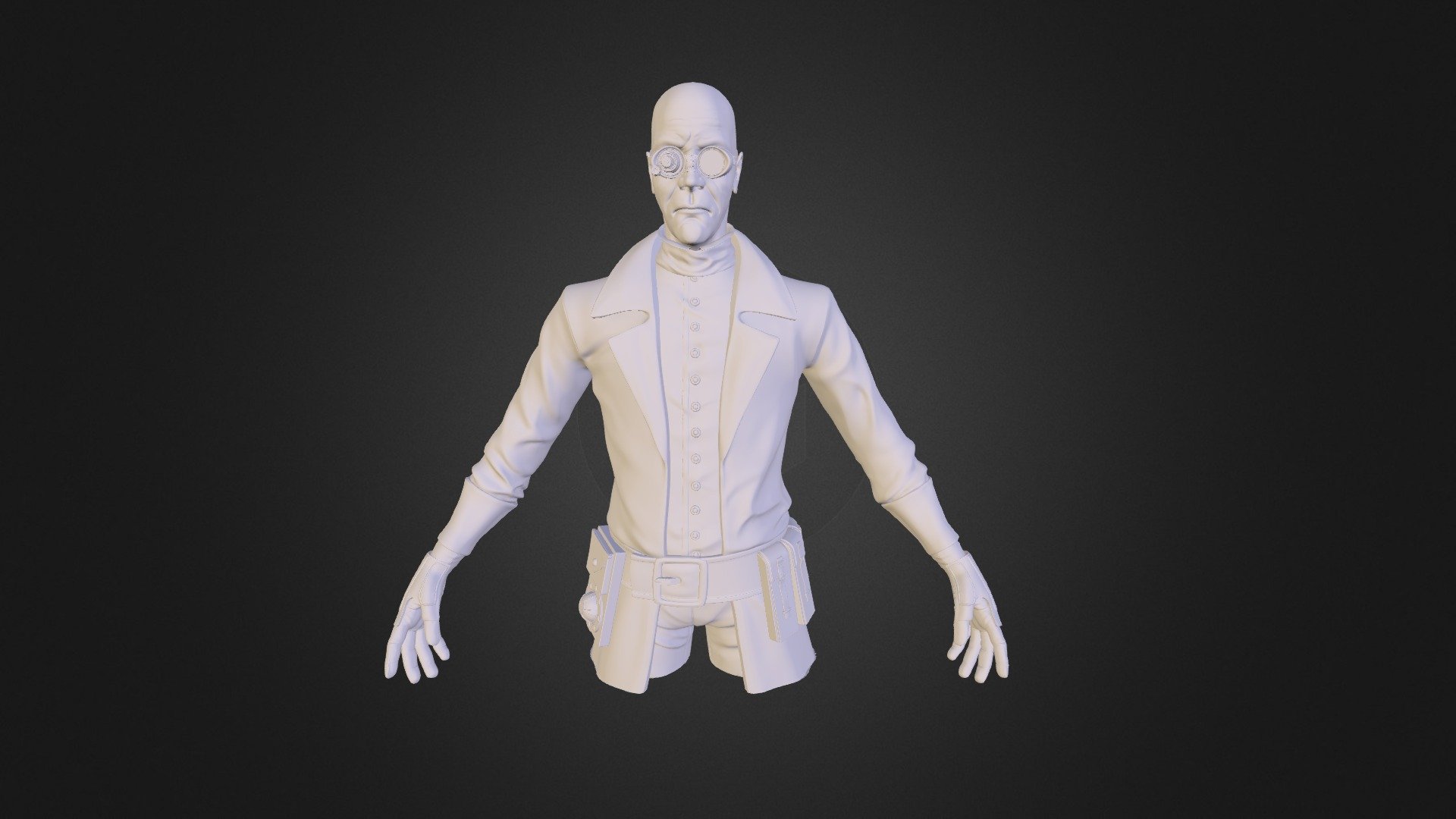 BekanovskiWip - Decimated Upper Body - 3D model by Dan Mihaila (@DanM ...