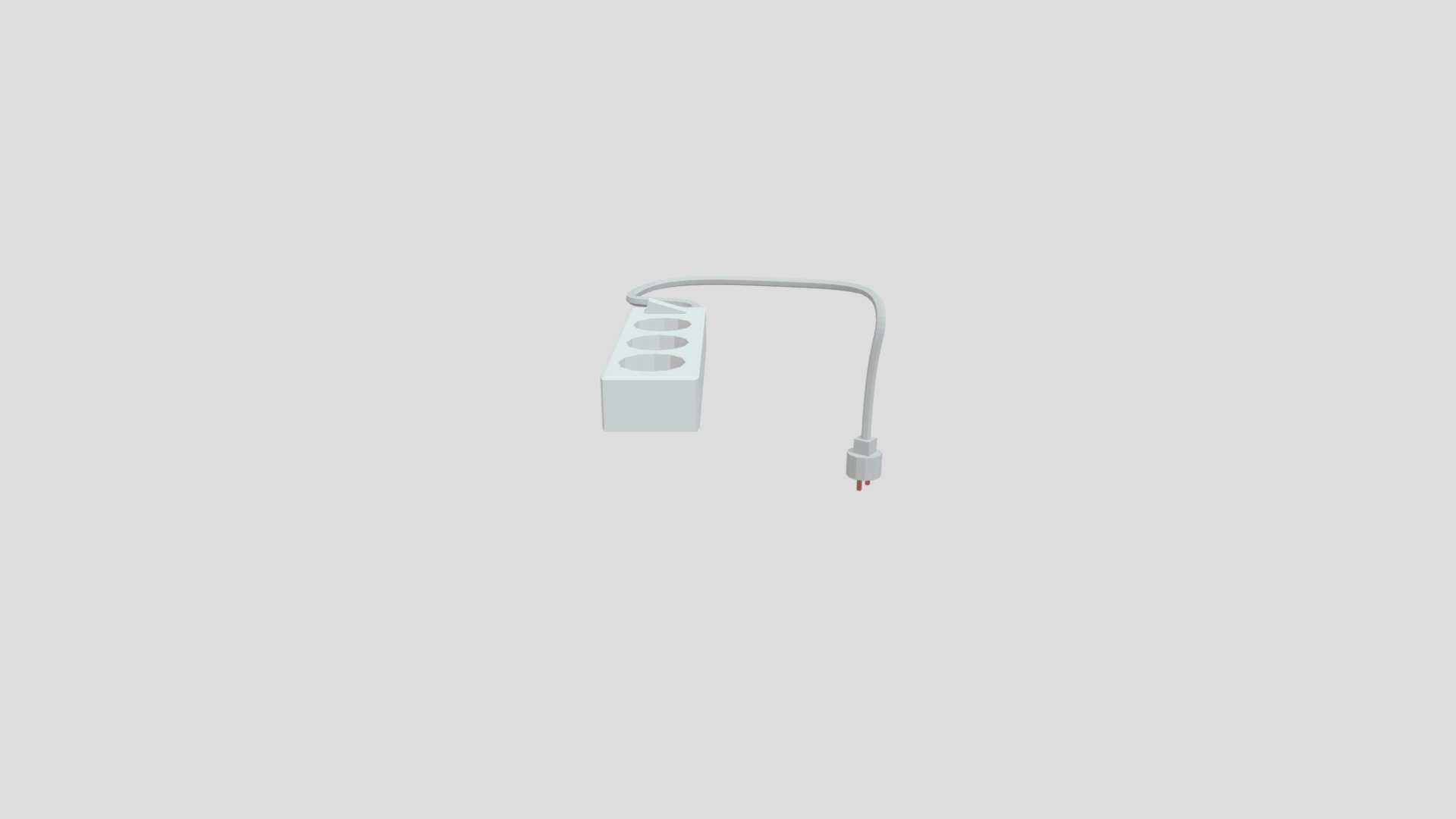 Extension cord - Download Free 3D model by nooraha [3babae9] - Sketchfab