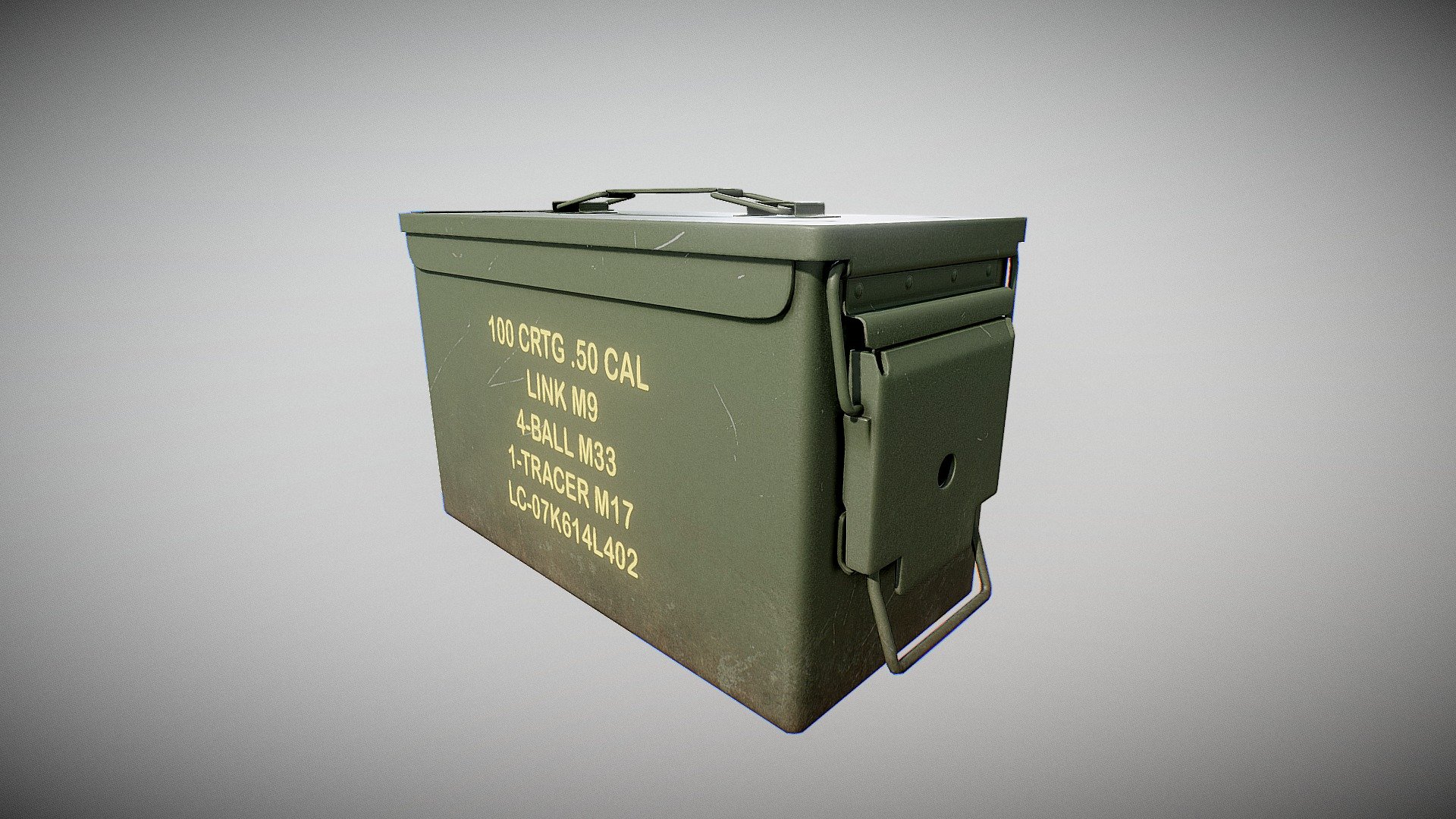 .50 Cal Ammo Can - 3D model by Austin Crane (Euclid) (@Euclid) [3babbc0 ...