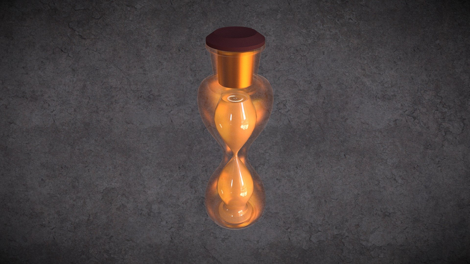 Orange Sand Timer Bottle - By Velivian Fesothe - 3D model by Velivian ...