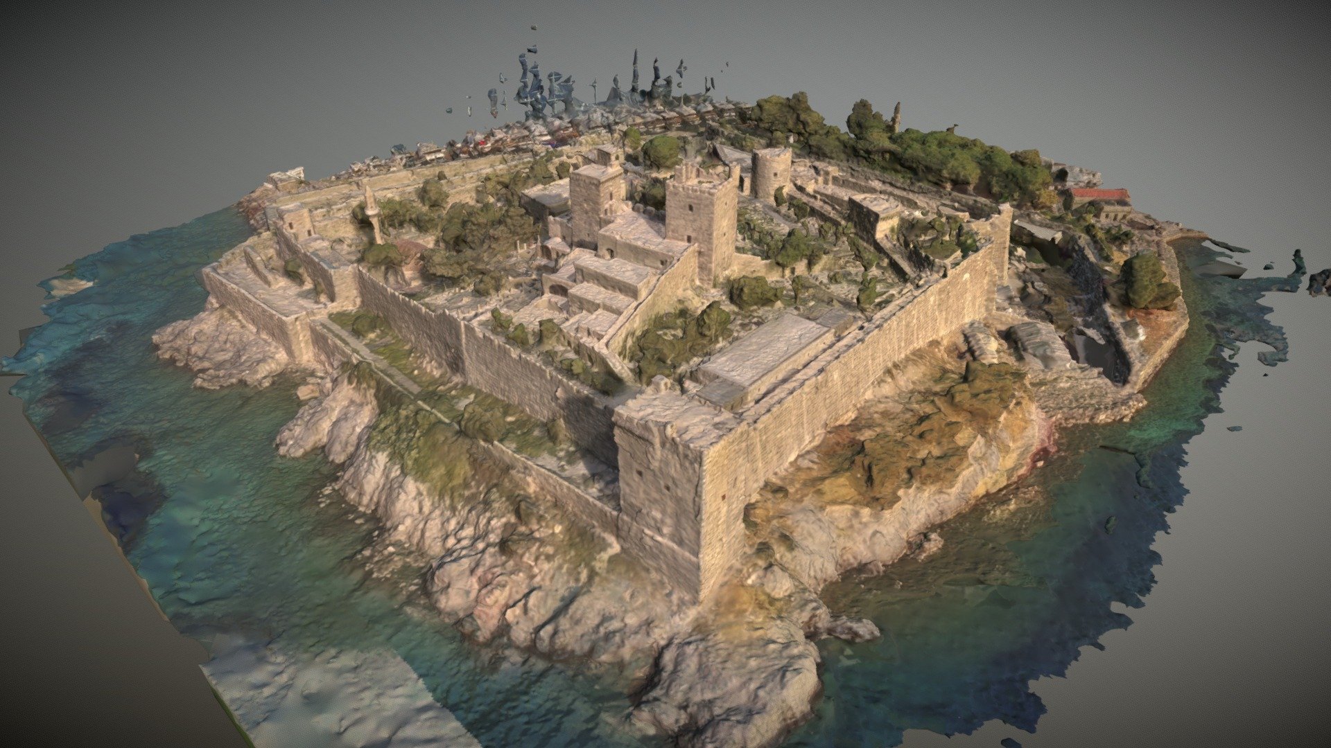 The Bodrum Castle - Download Free 3D model by scan3d.pro (@cga_ai ...