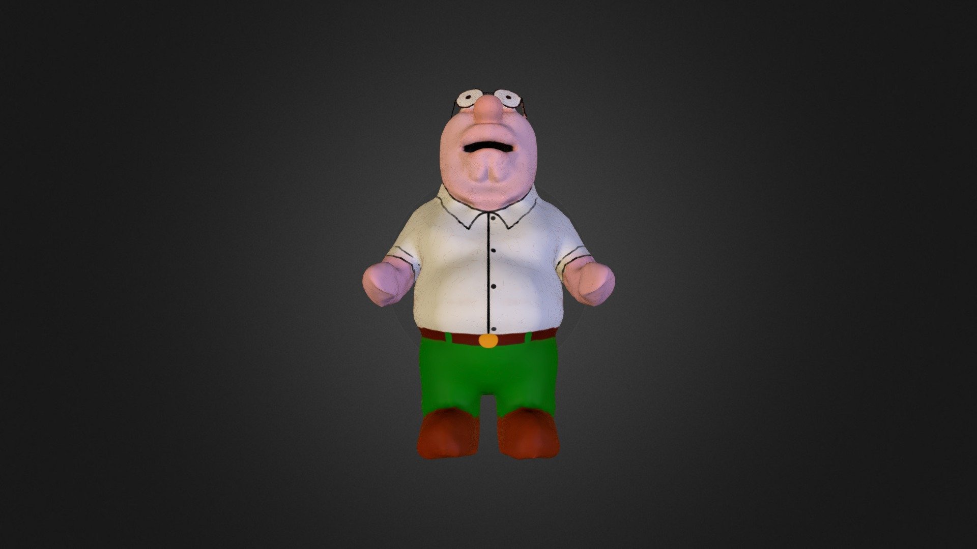 Peter Griffin Family Guy colored - 3D model by leopoly [3bacd87 ...