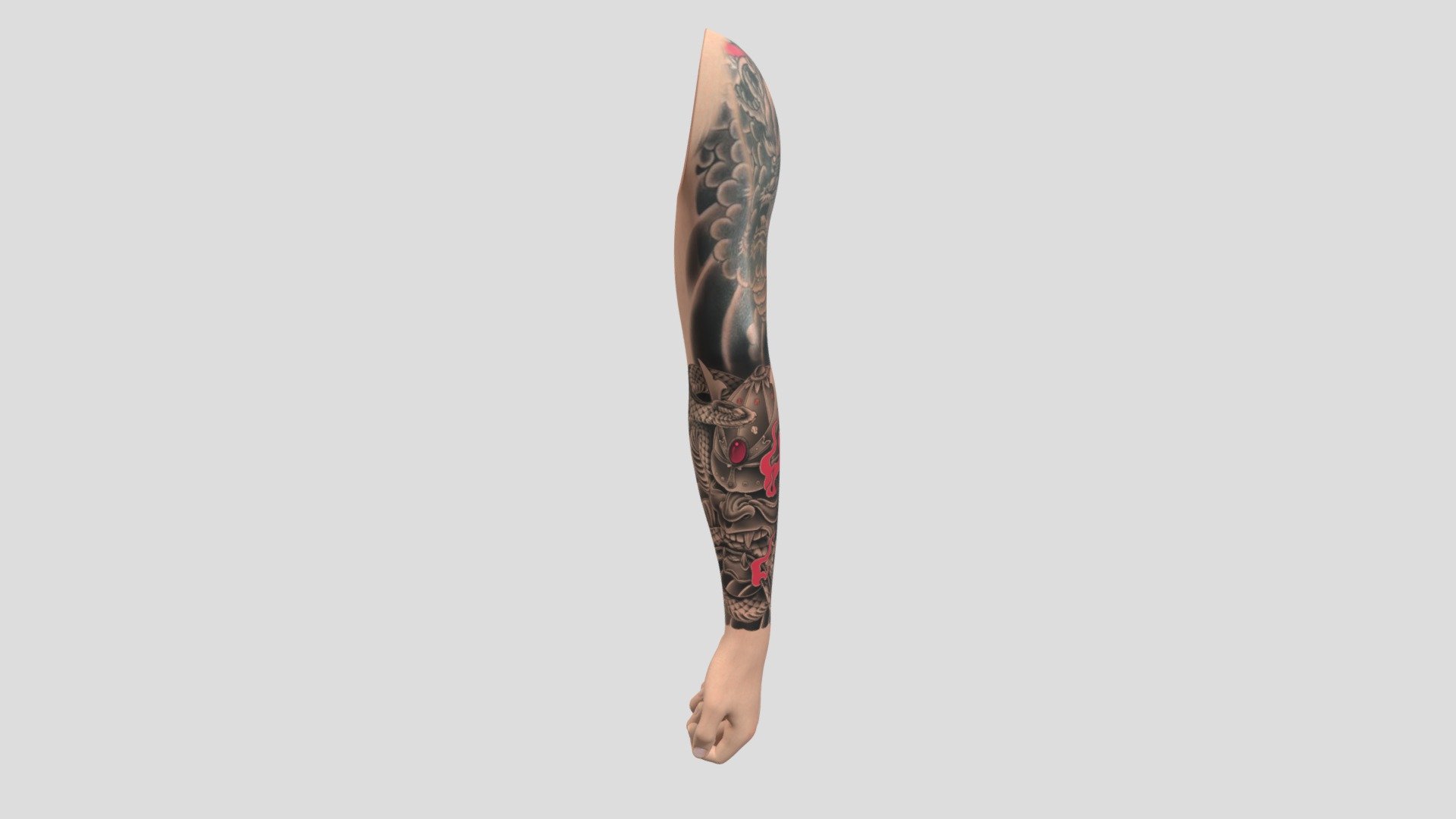 Custom_Samurai_Snake - 3D model by Asikata [3bada7e] - Sketchfab