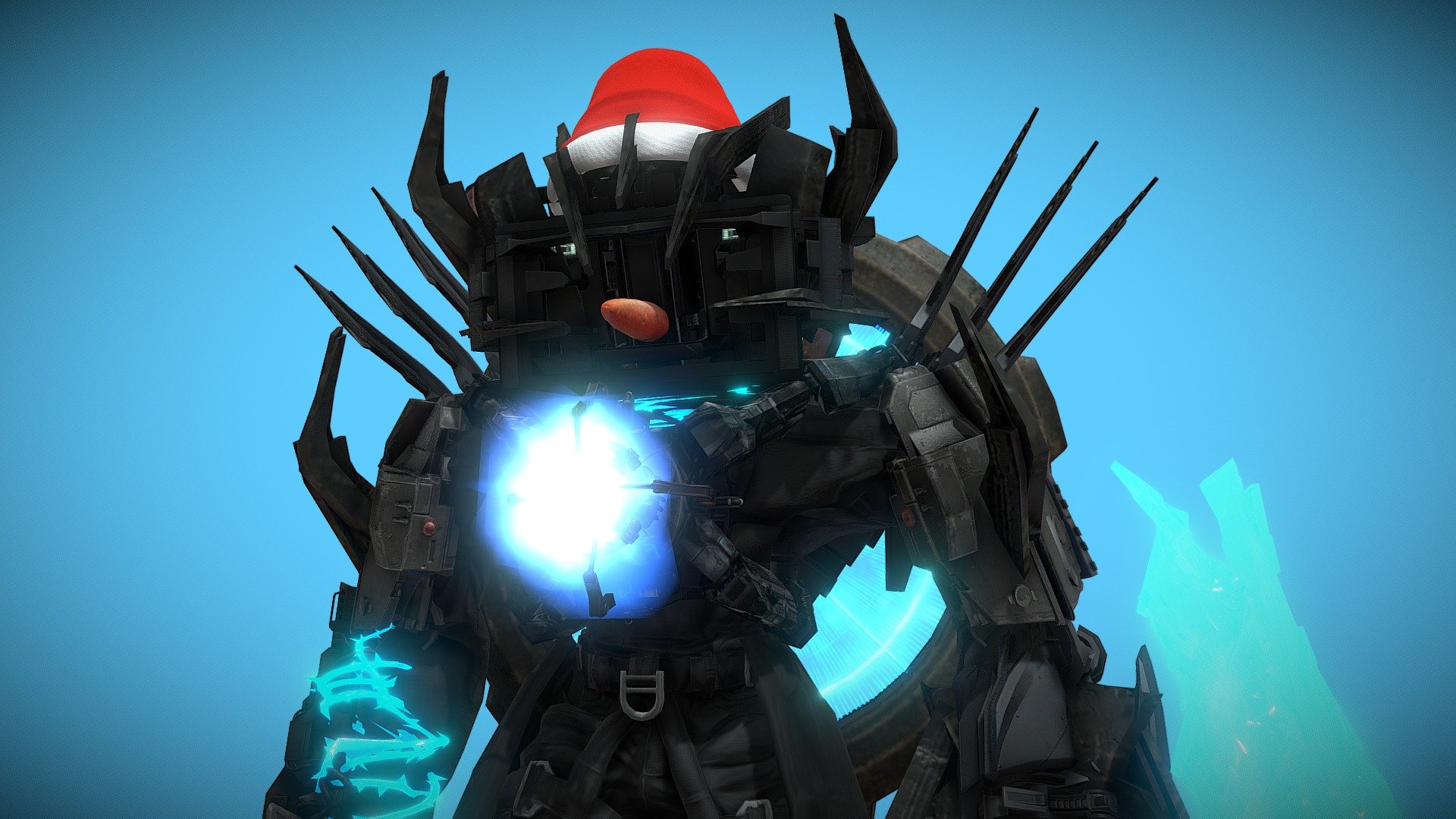 Watchman of Doom at Christmas - 3D model by Elite Big Speakerman ...