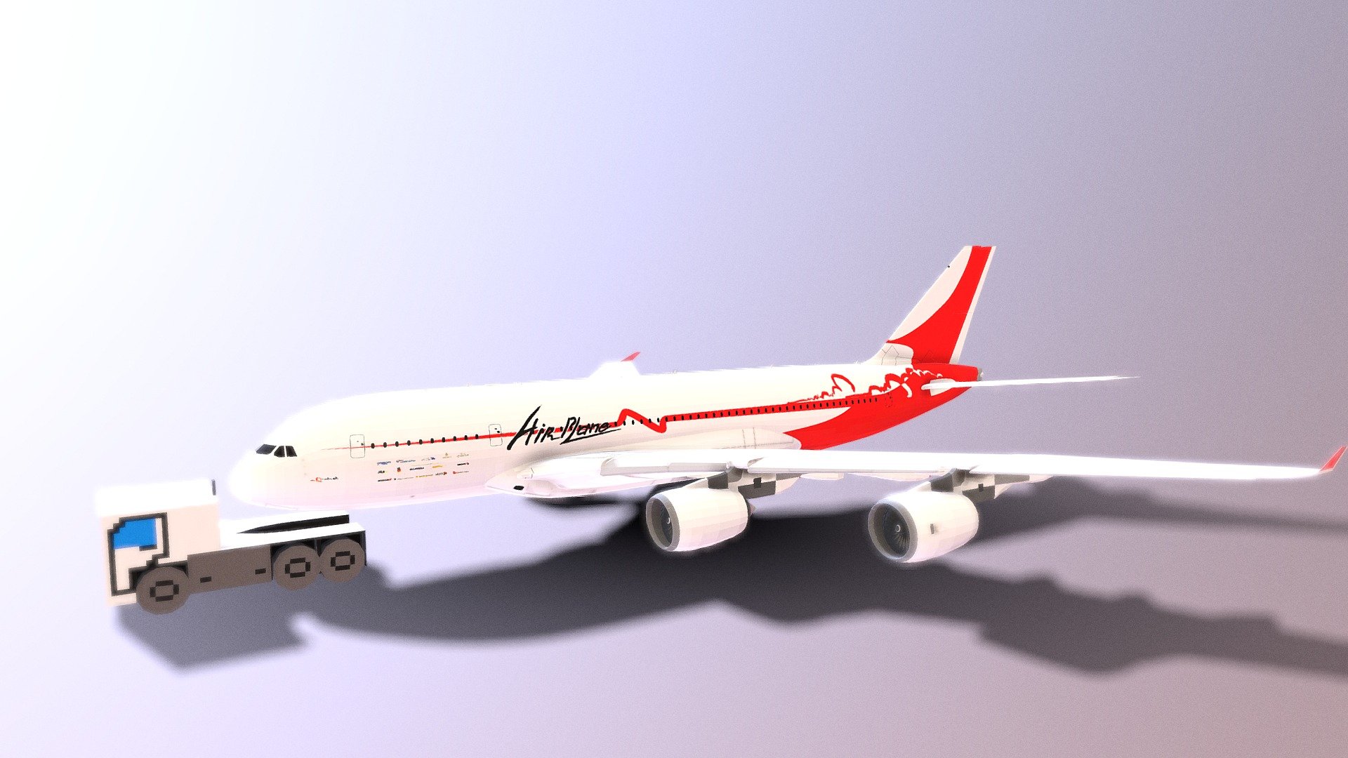 VOITURE AVION - 3D model by cap10crooks [3baef23] - Sketchfab