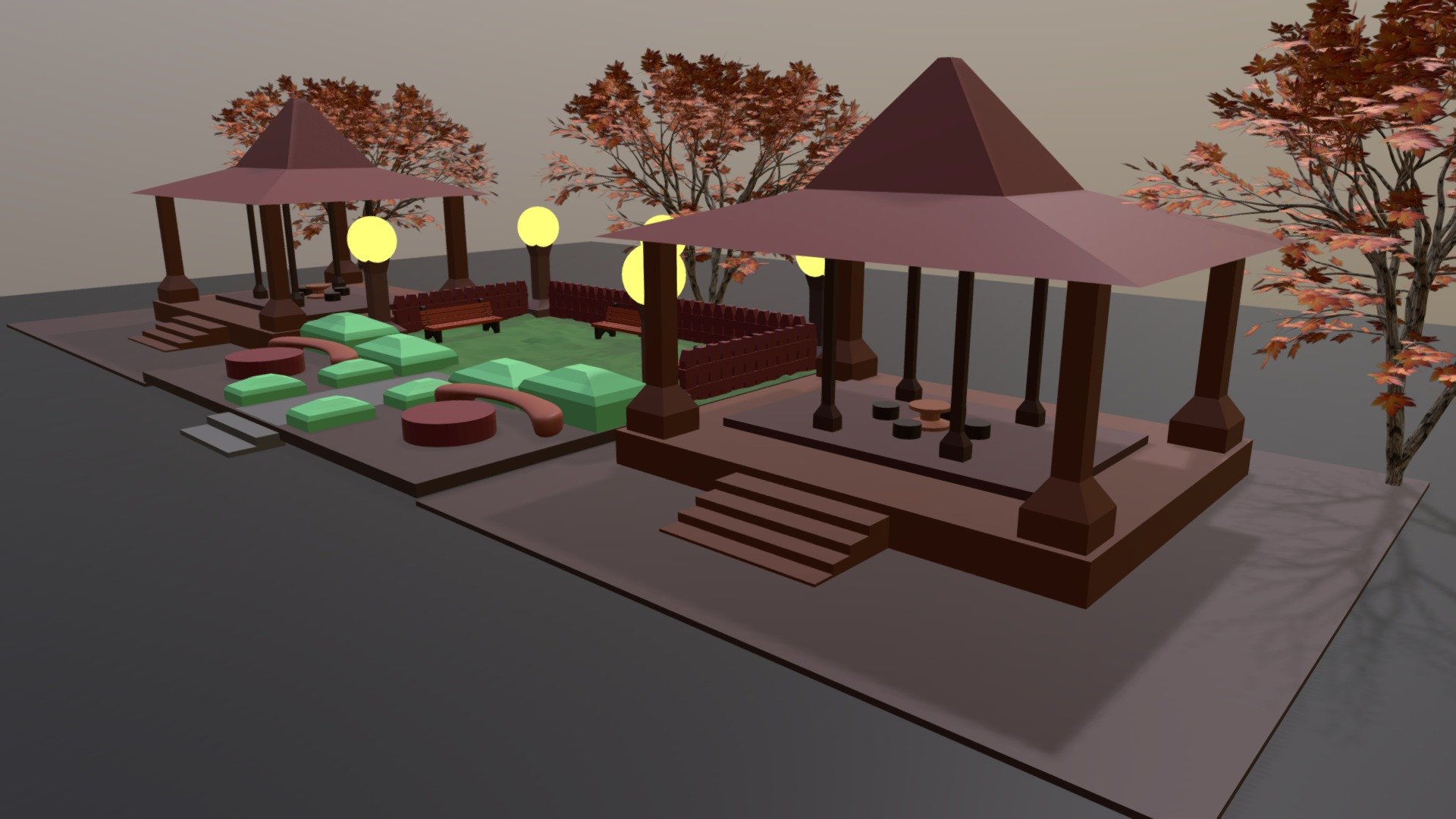 Taman Joglo - Download Free 3D model by Niphaaaa [3bb0333] - Sketchfab