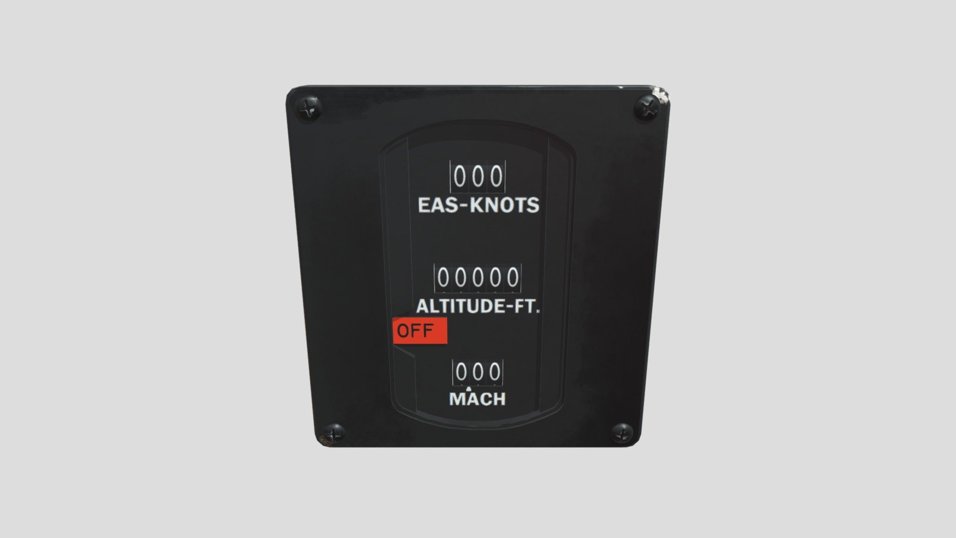 SR-71 Triple Display Indicator - 3D model by Cesar.Ferrolho [3bb0ddf ...
