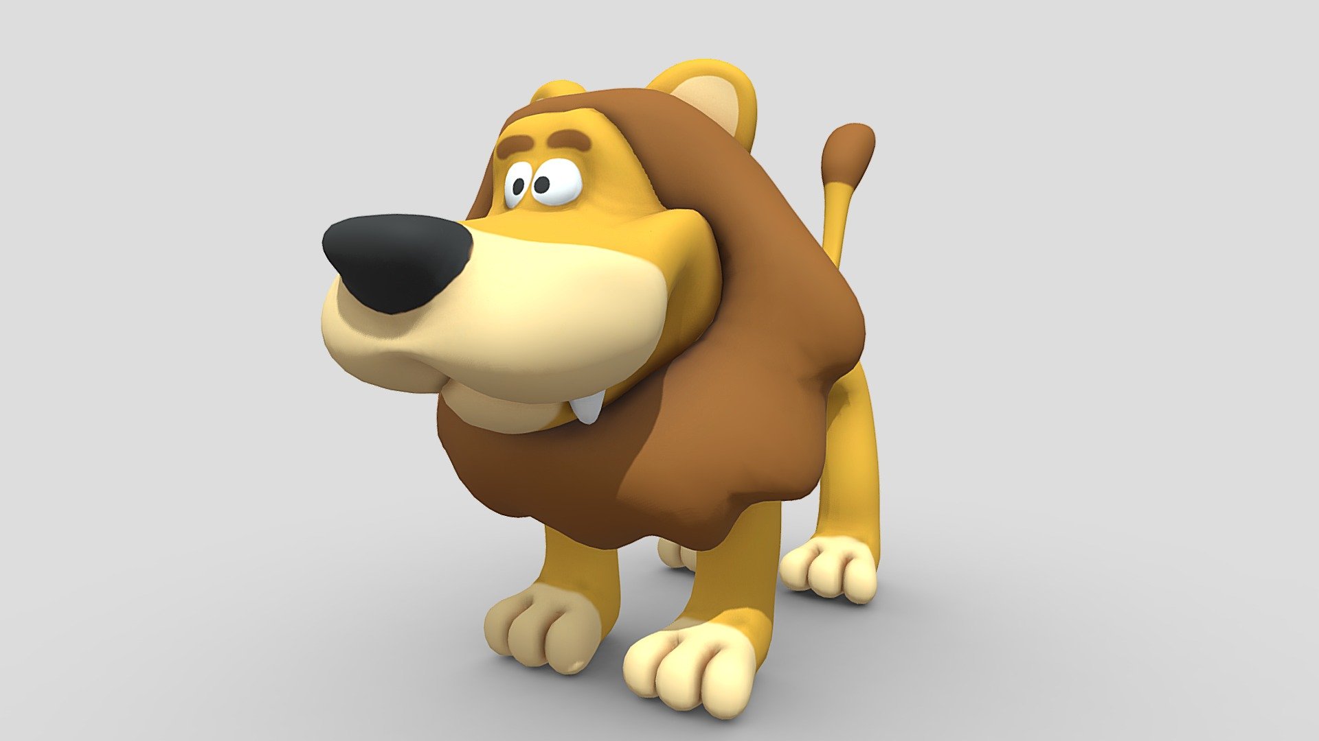 Cartoon Lion - Download Free 3D model by assetfactory [3bb105d] - Sketchfab