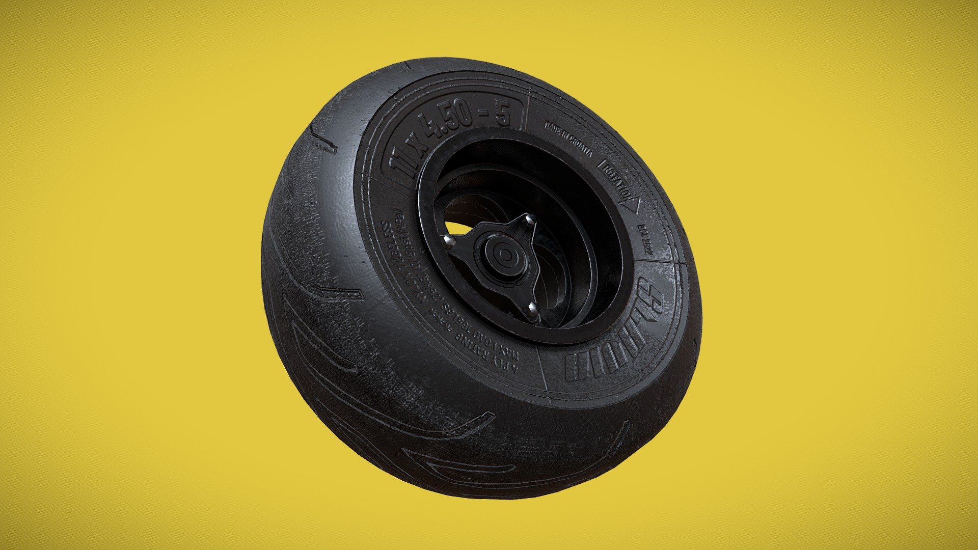 Minibike wheel - 3D model by Robert Prispilović (@rprispil) [3bb1864 ...