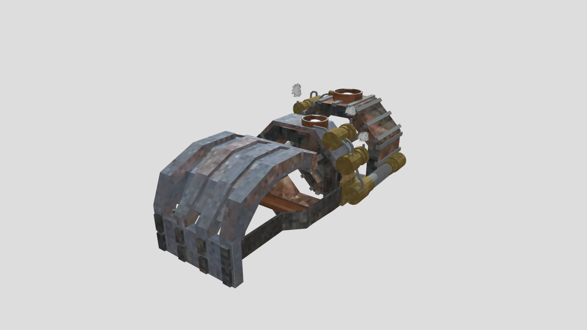 [ Minecraft ] Steampunk Power Glove - 3D model by HashtagLoulou ...