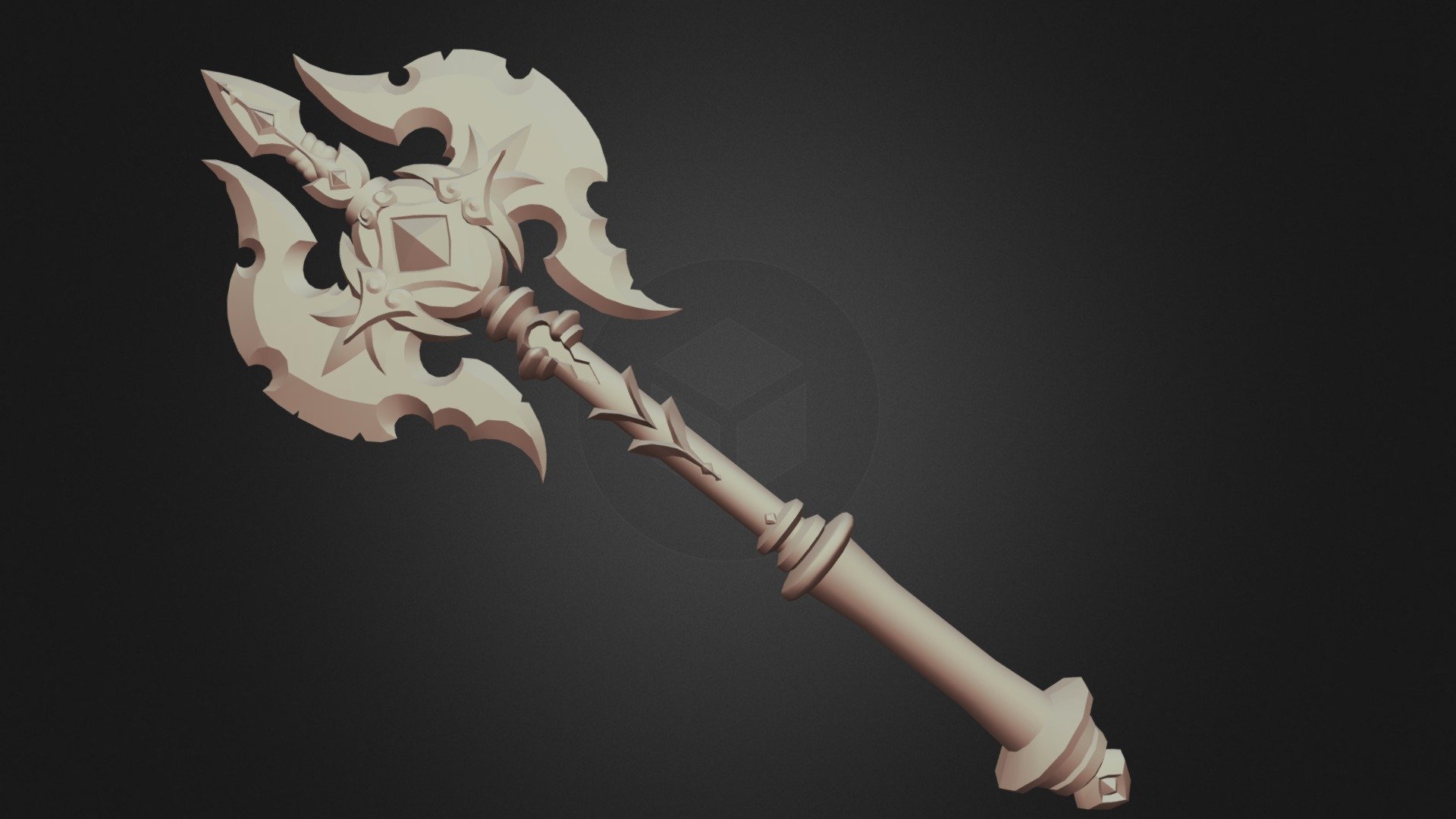 Stylized Axe - Download Free 3D model by Chin Eeyang (@chinyang1607 ...
