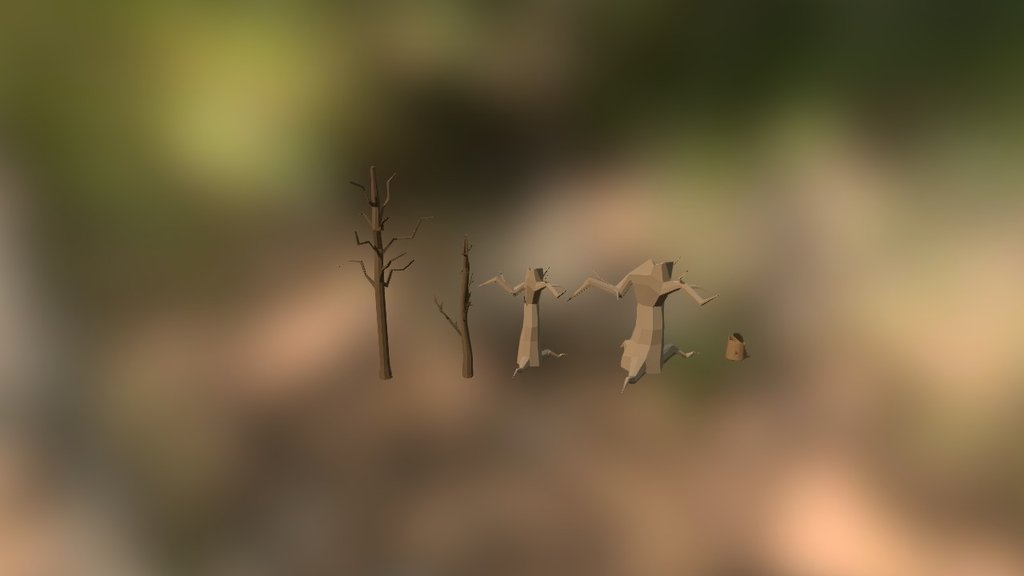 Spooky Trees - 3D model by Warianos [3bb51d5] - Sketchfab