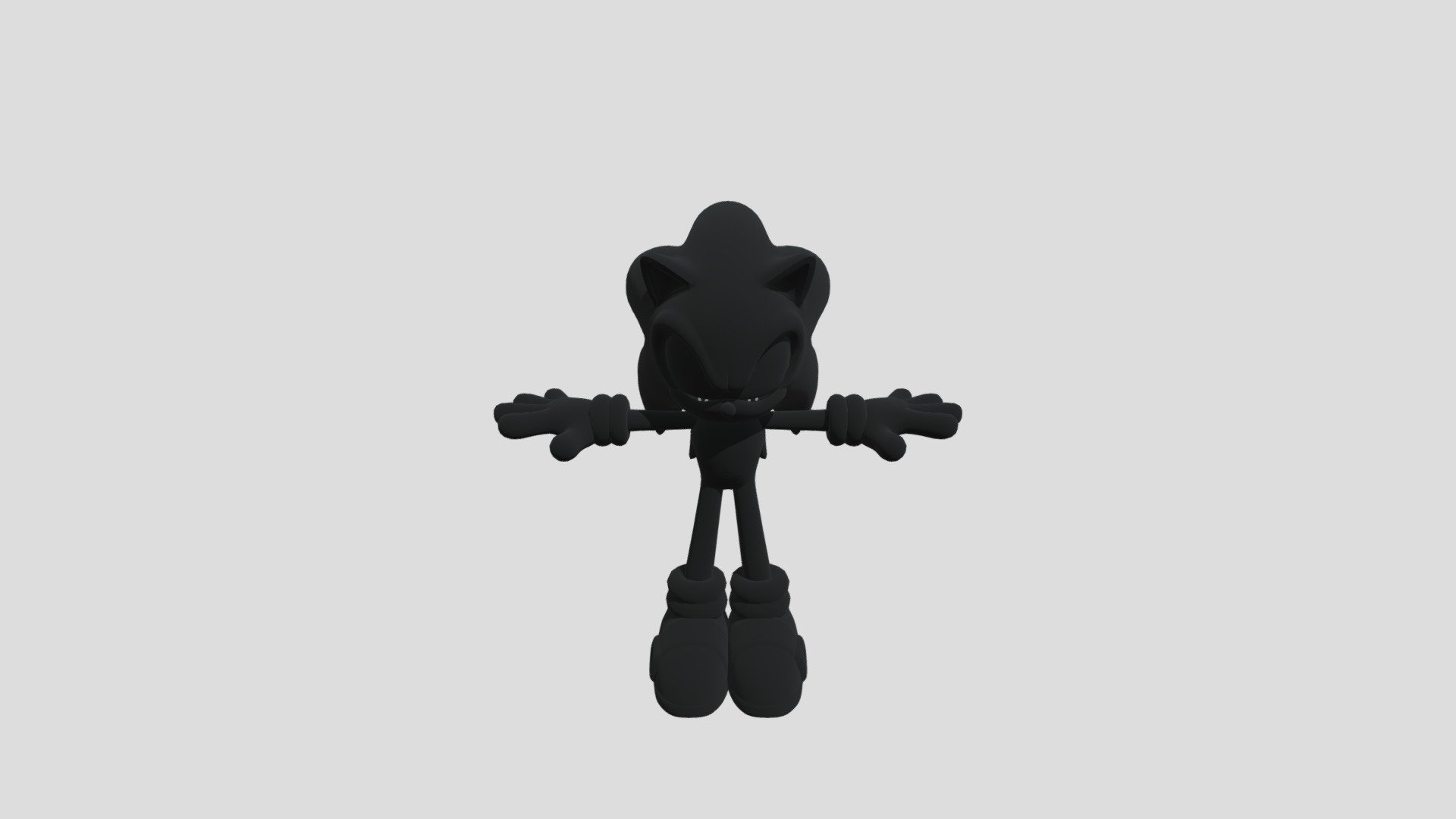 Cel - Shaded Uekawa Sonic - Download Free 3D model by Toei Sonic Fan ...