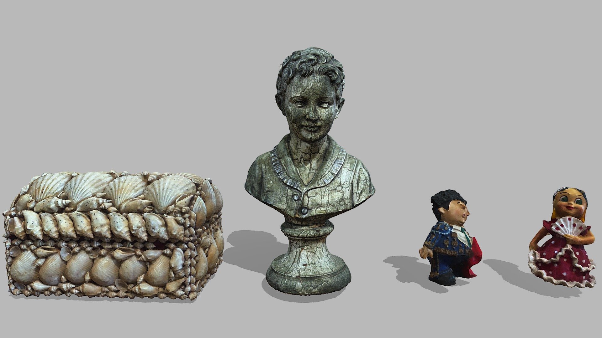 One Package: Bust And Gadgets - 3D model by LibanCiel [3bb7d6c] - Sketchfab