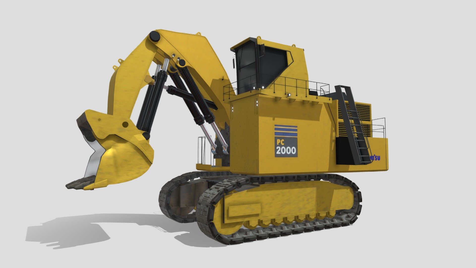 Komatsu PC2000 - 3D model by The Learning Network (@TheLearningNetwork ...