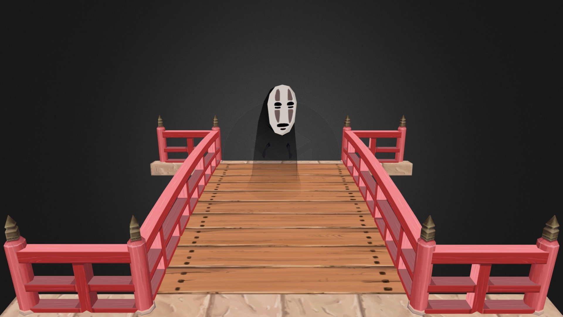 No Face: Studio Ghibli Tribute - 3D model by Jeff Parrott (@artofjeffp ...