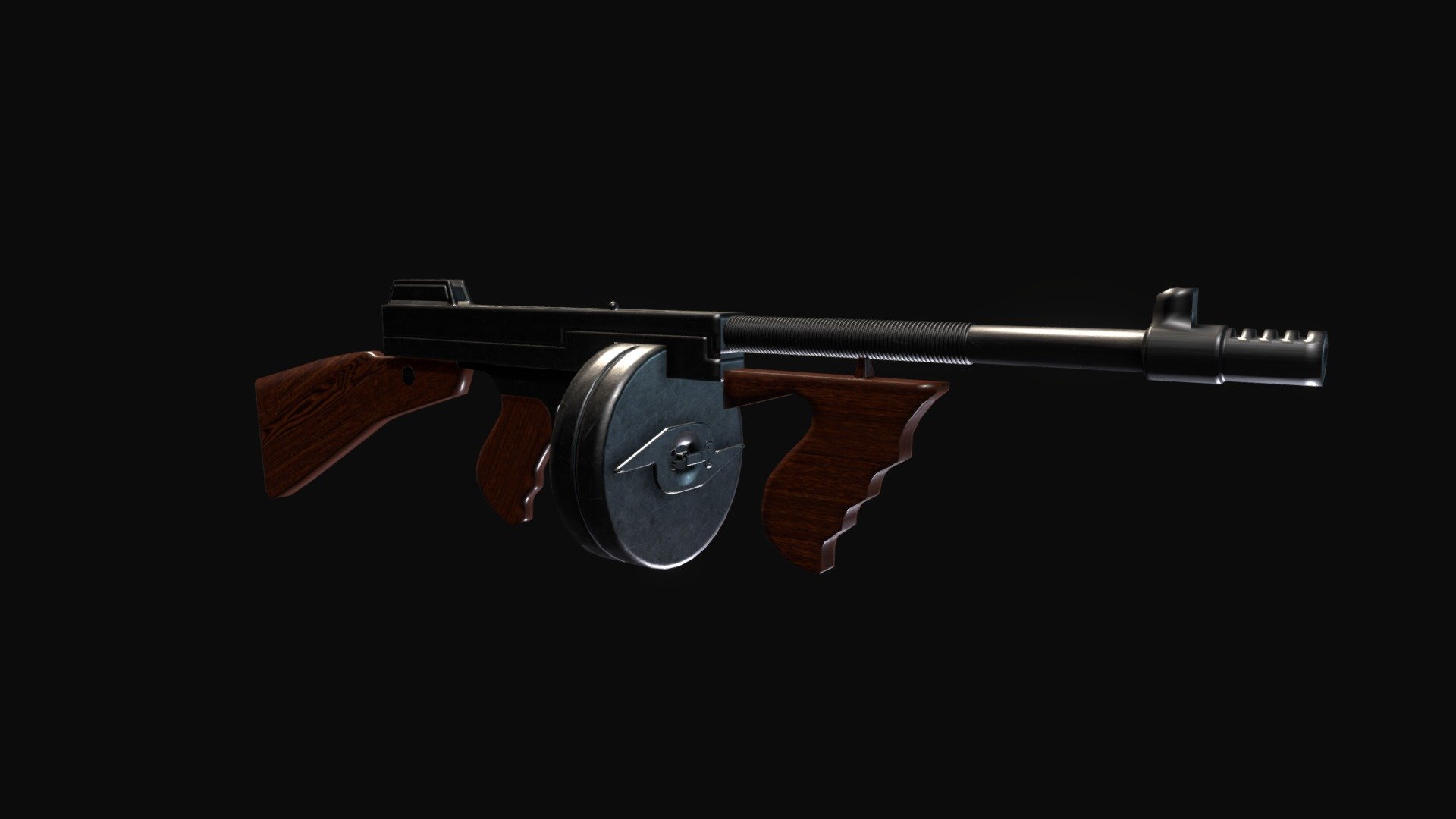 Tonino's Tommy Gun - Download Free 3D model by Tonino (@Tonino ...