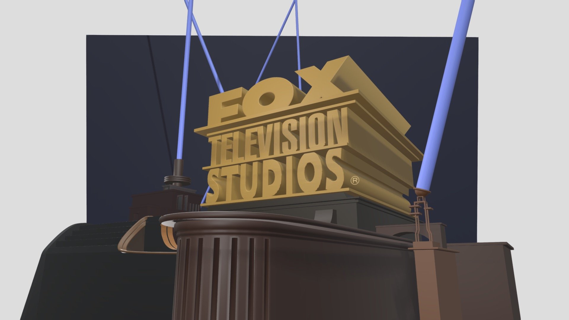 Fox Television Studios 2013 Logo Remake - Download Free 3D model by Gummibar Chikn Nuggit ...