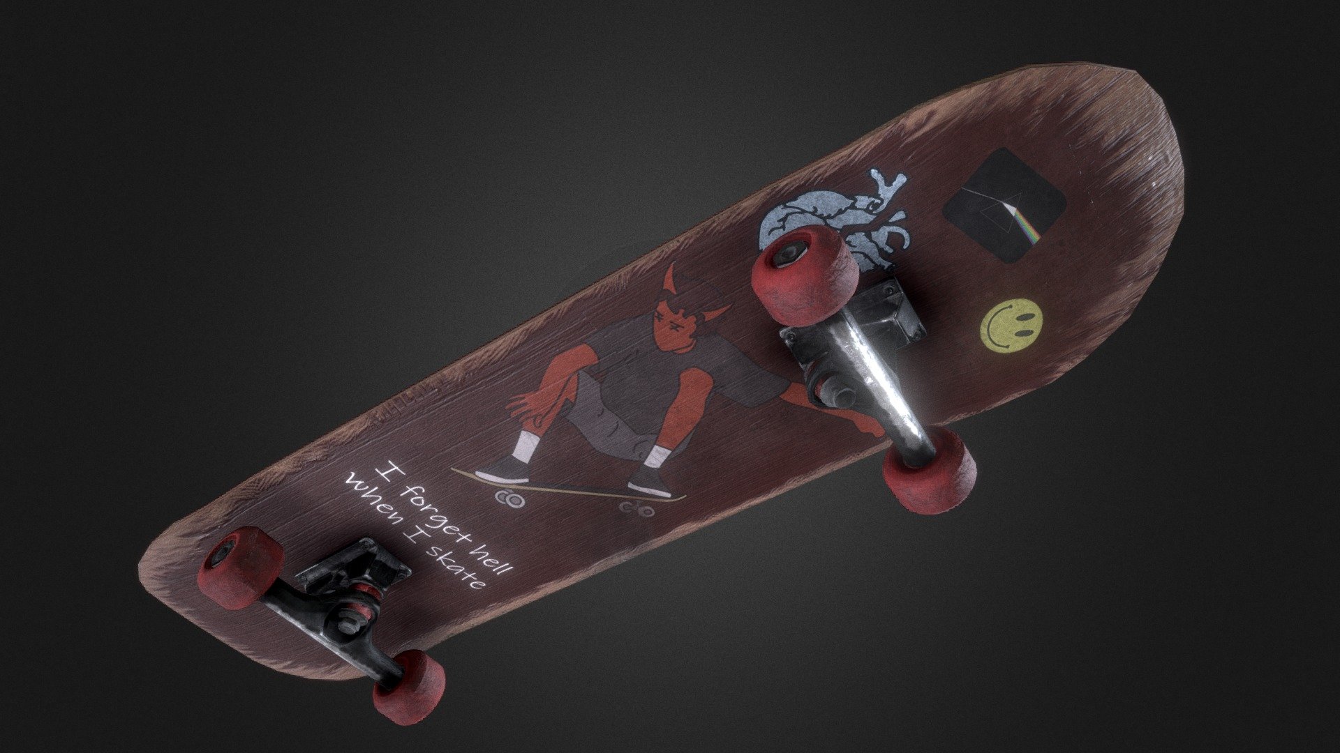 skateboard - Download Free 3D model by putreffato (@cofinado) [3bbb47e] - Sketchfab
