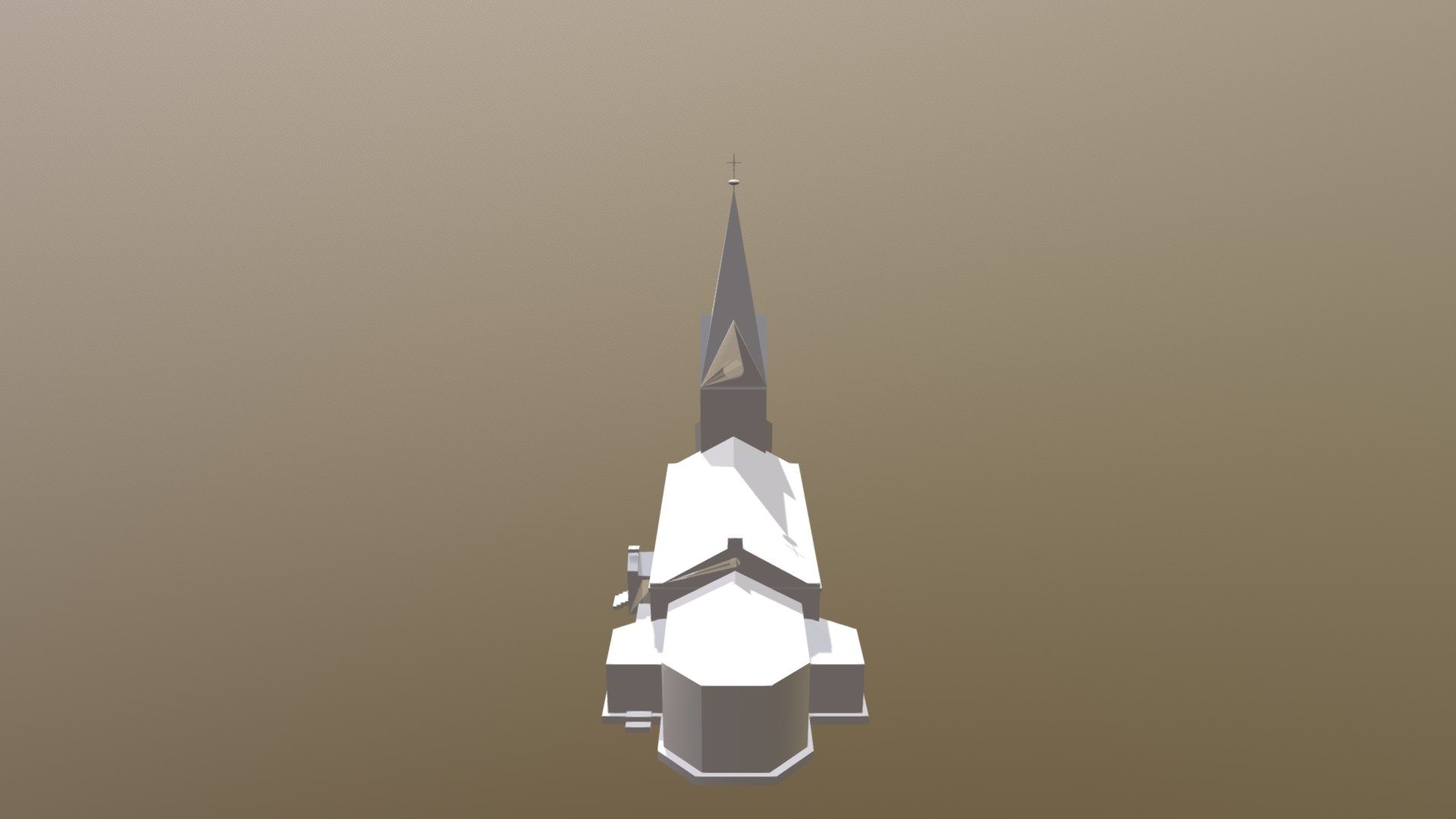 Hamar Cathedral - 3D model by Vetelino [3bbb514] - Sketchfab