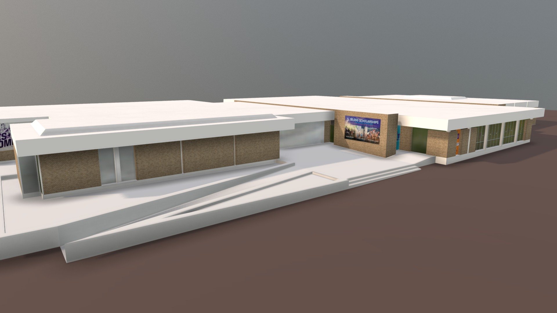 ACU's McGlothlin Campus Center [WIP] - 3D model by Matthew Middlebrook ...