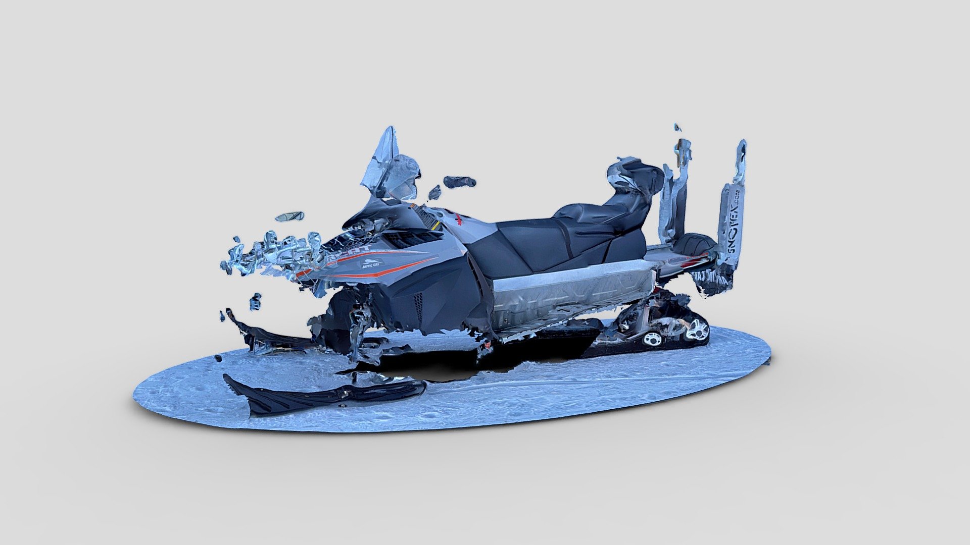 Day 351: snowmobile - Download Free 3D model by alban [3bbc31e] - Sketchfab