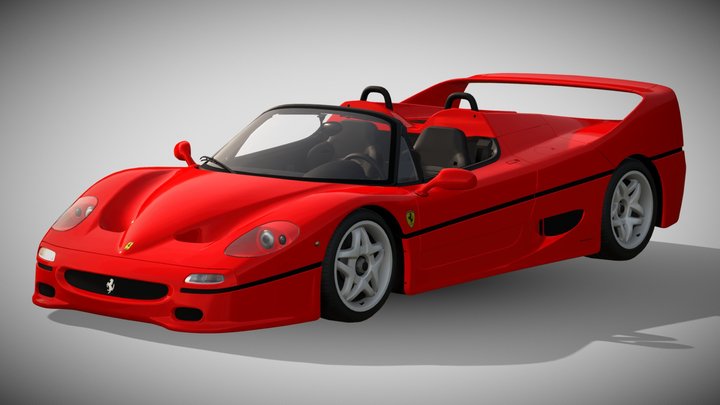 Ferrari-f50-spider 3D models - Sketchfab