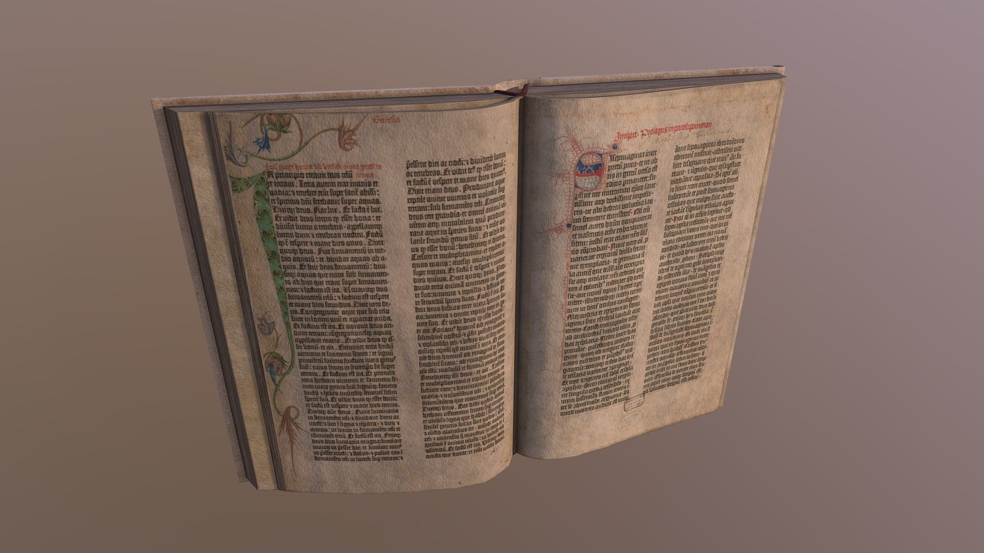 Medieval Open Book 2 - Download Free 3D model by J0Y (@lloydrostek ...