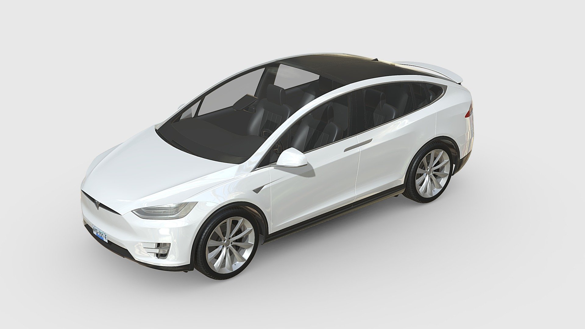 Tesla Model X 2016 - Buy Royalty Free 3D model by Gov3dstudio [3bbfb83 ...