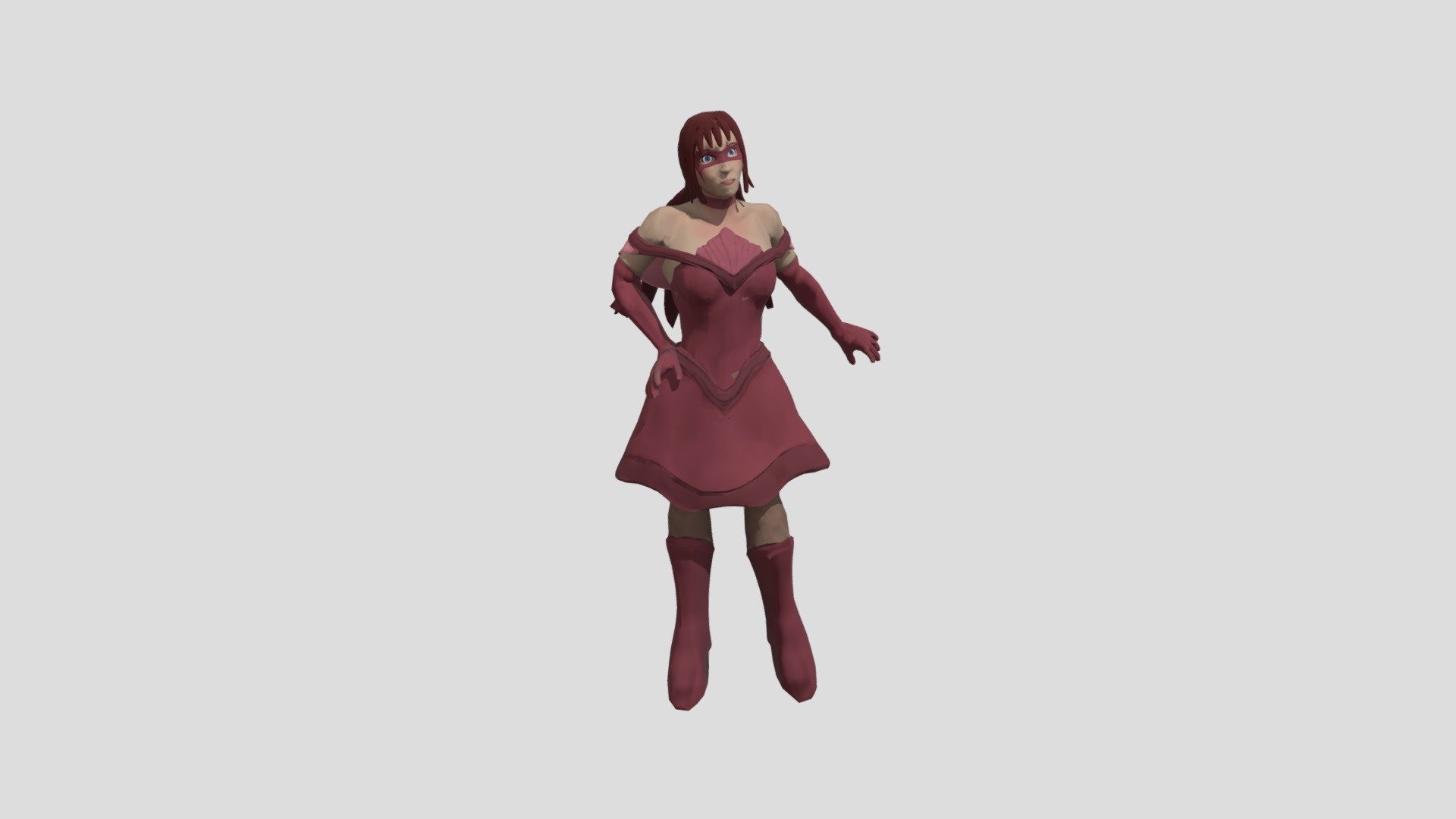 Honours Project - Main character - 3D model by menchicutlets [3bc1809] - Sketchfab