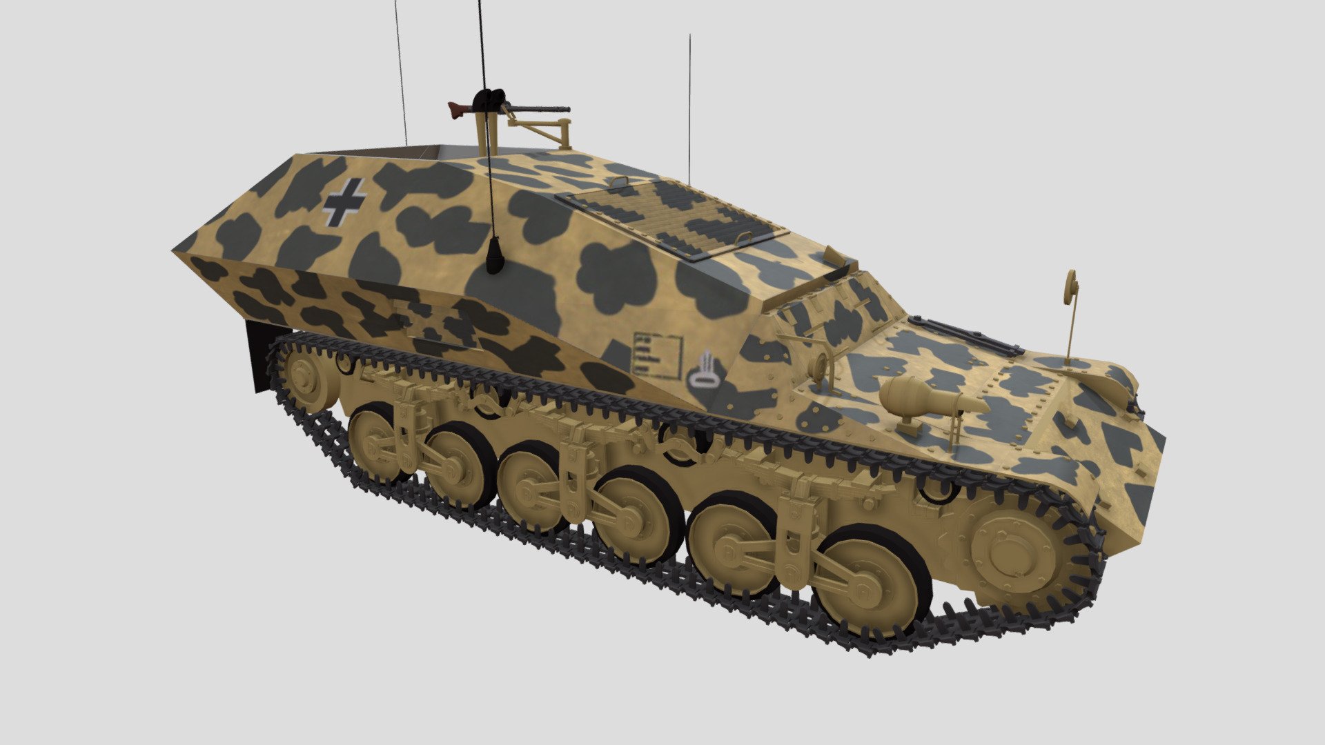 Beobachtungswagen Sd.Kfz.135 - 3D model by Basic Hsu (@Hsu.Pei.Ge ...