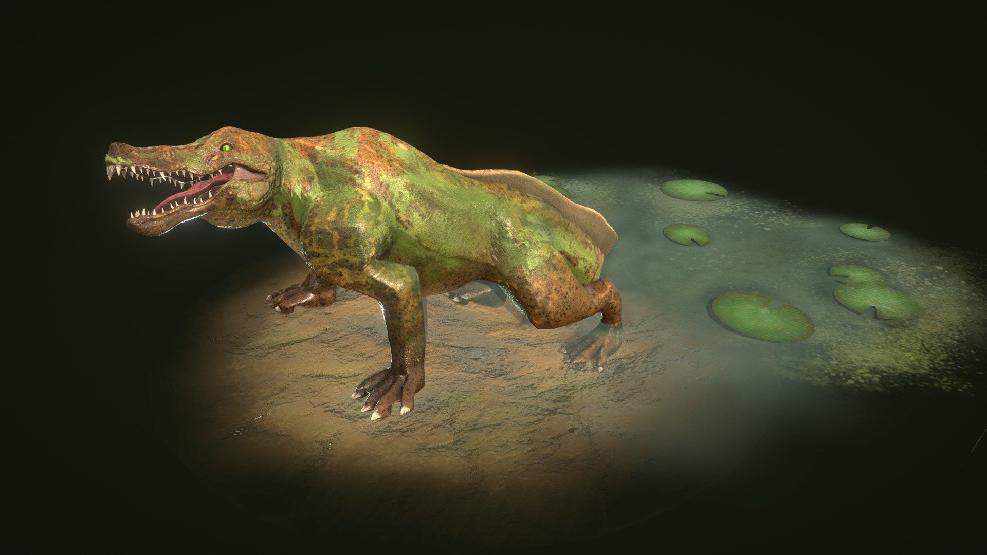 Swamp Hound - 3D model by Nedjma Lebtahi (@nedjtahi) [3bc410a] - Sketchfab