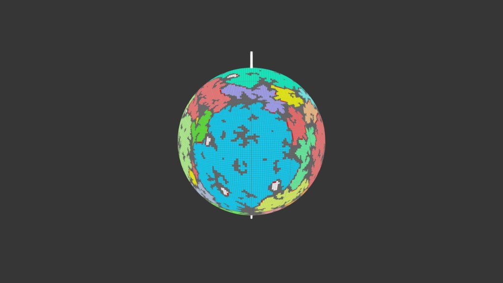 Color area globe - 3D model by fgy [3bc718d] - Sketchfab